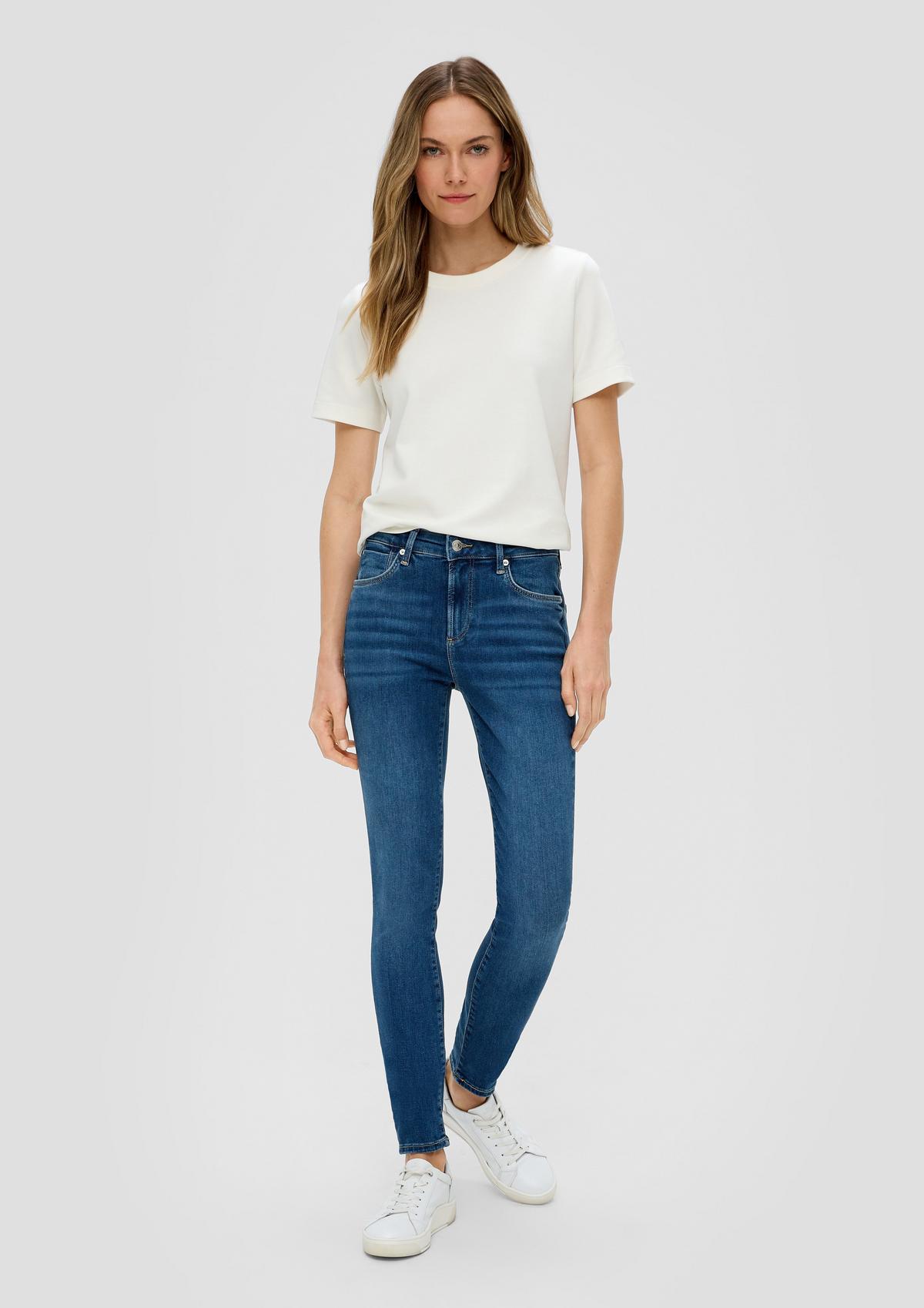 Skinny: jeans with a skinny leg - blue | s.Oliver