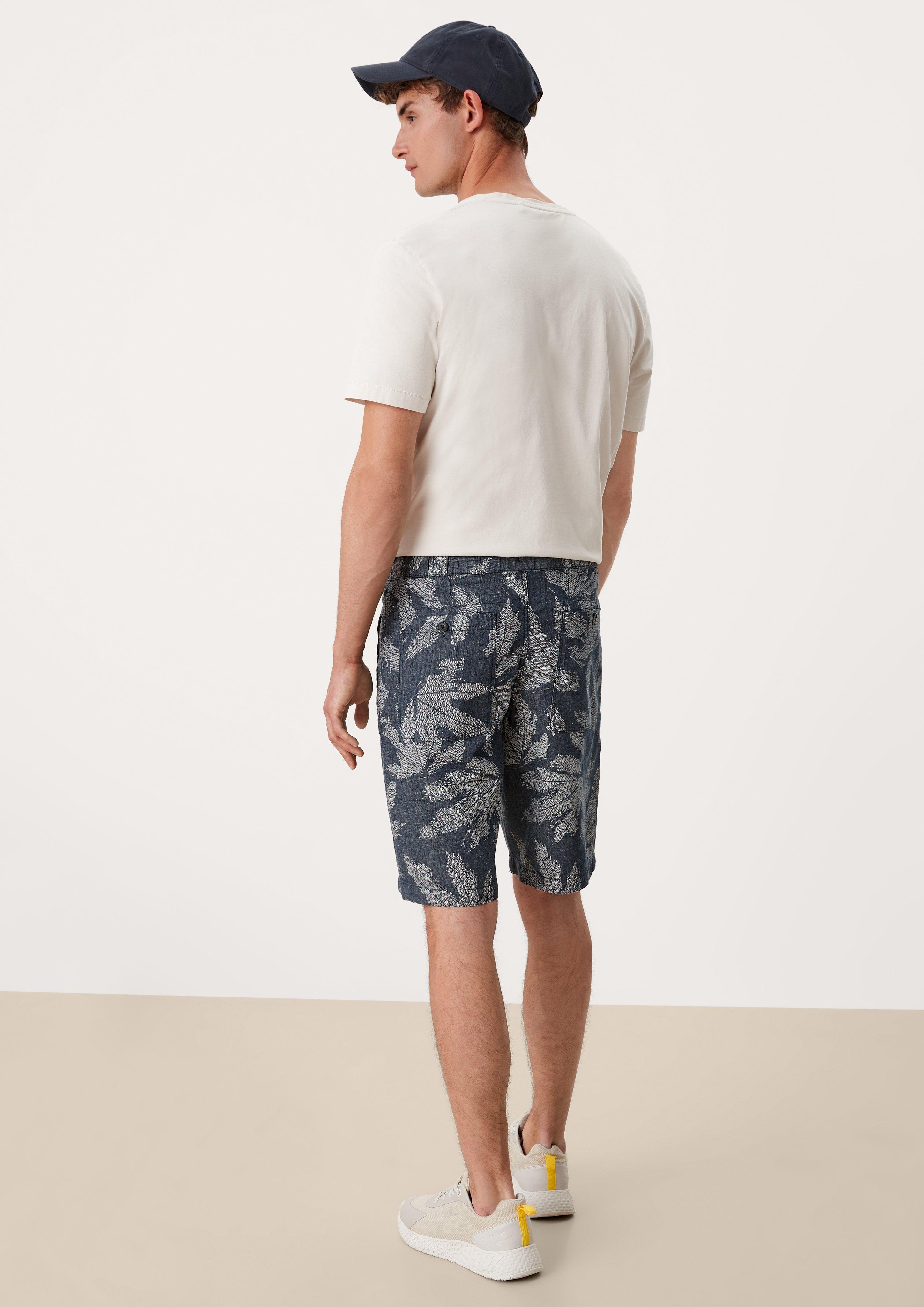 Relaxed fit: Bermudas - ocean blue | s.Oliver