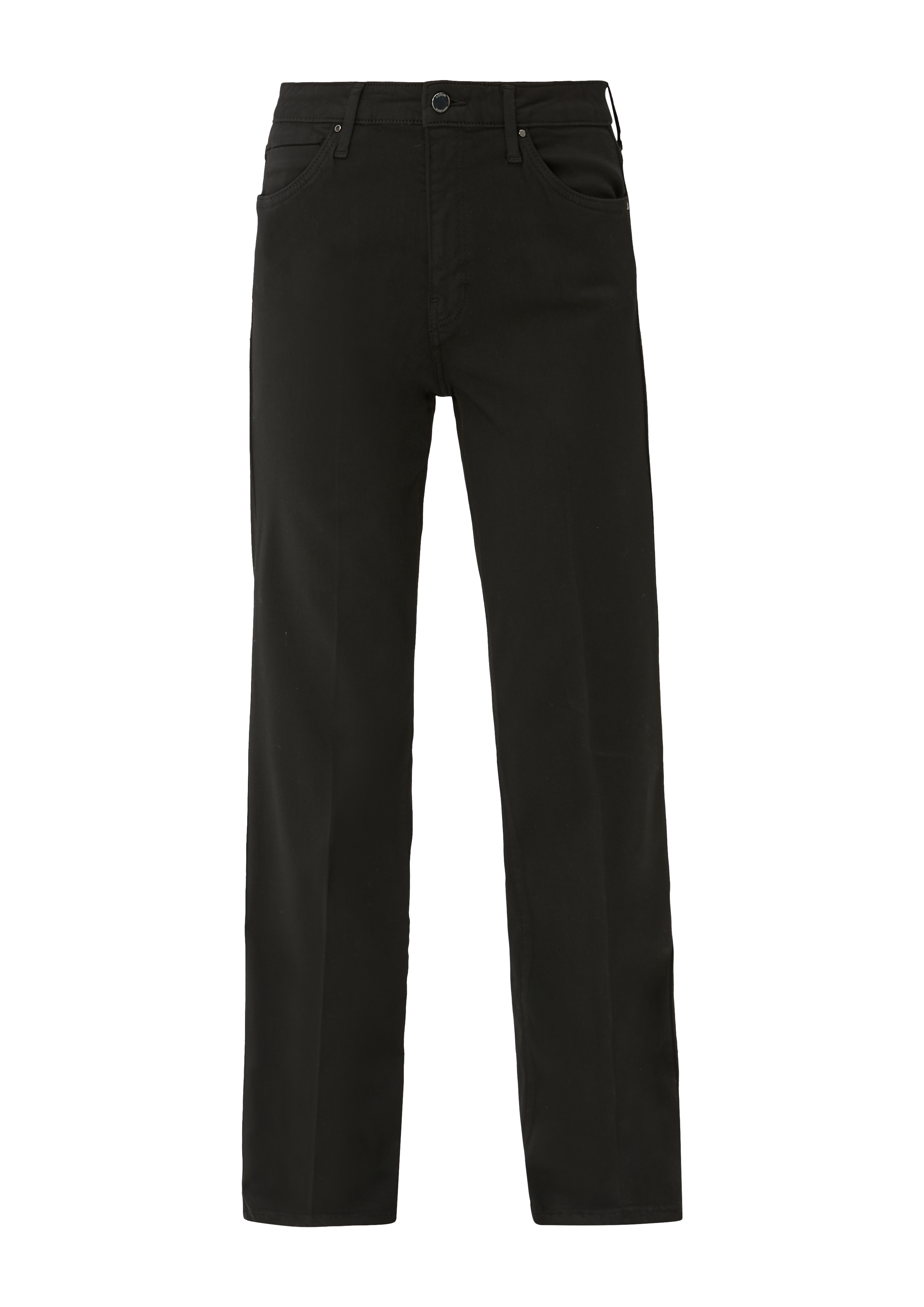 Jeans / Regular Fit / High Rise / Flared Leg - schwarz | s.Oliver