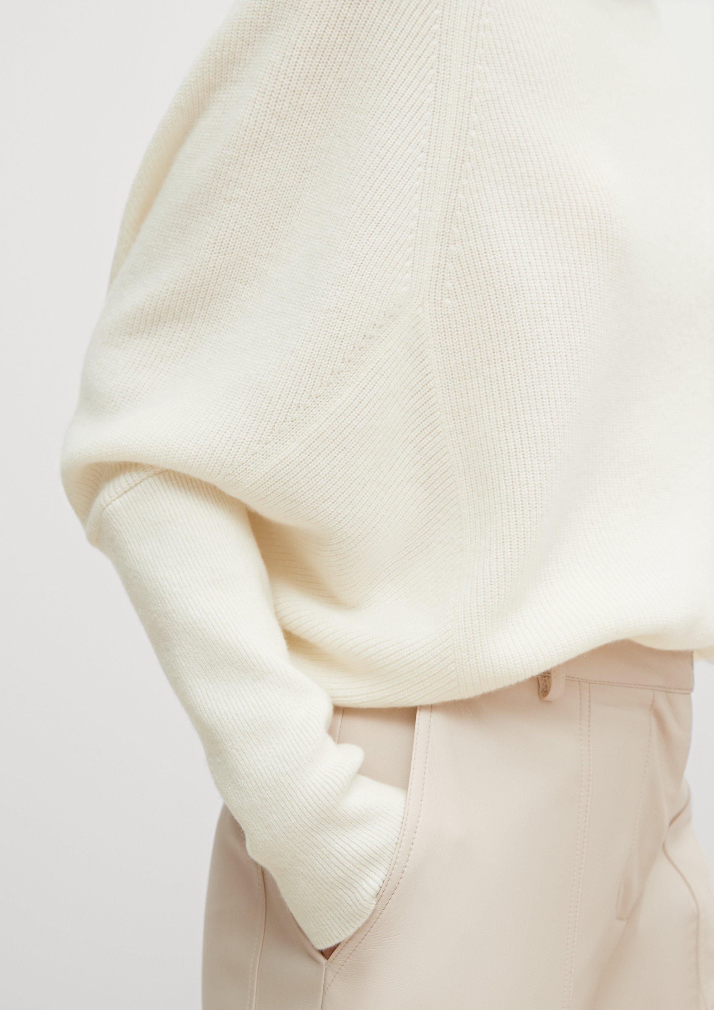 Knitted cashmere jumper - Beige | SCAYLE