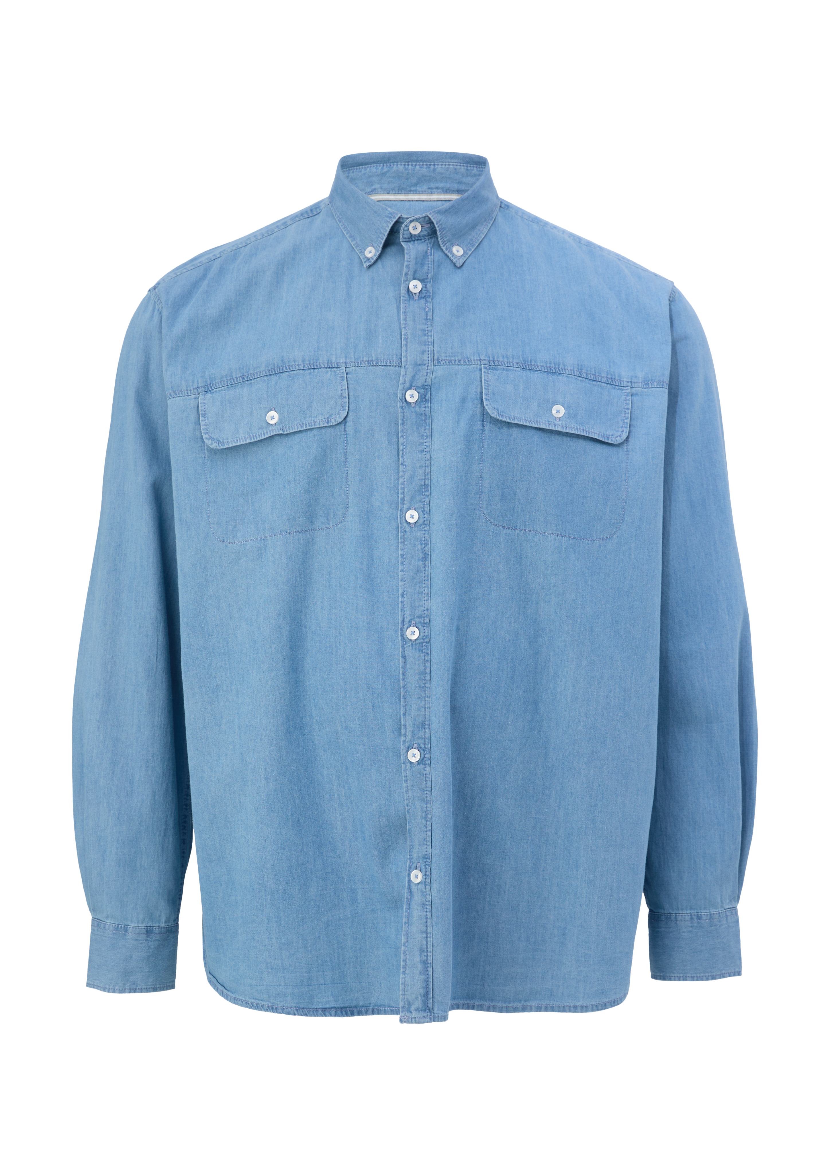 Big Size: Leichtes Jeanshemd - hellblau | s.Oliver