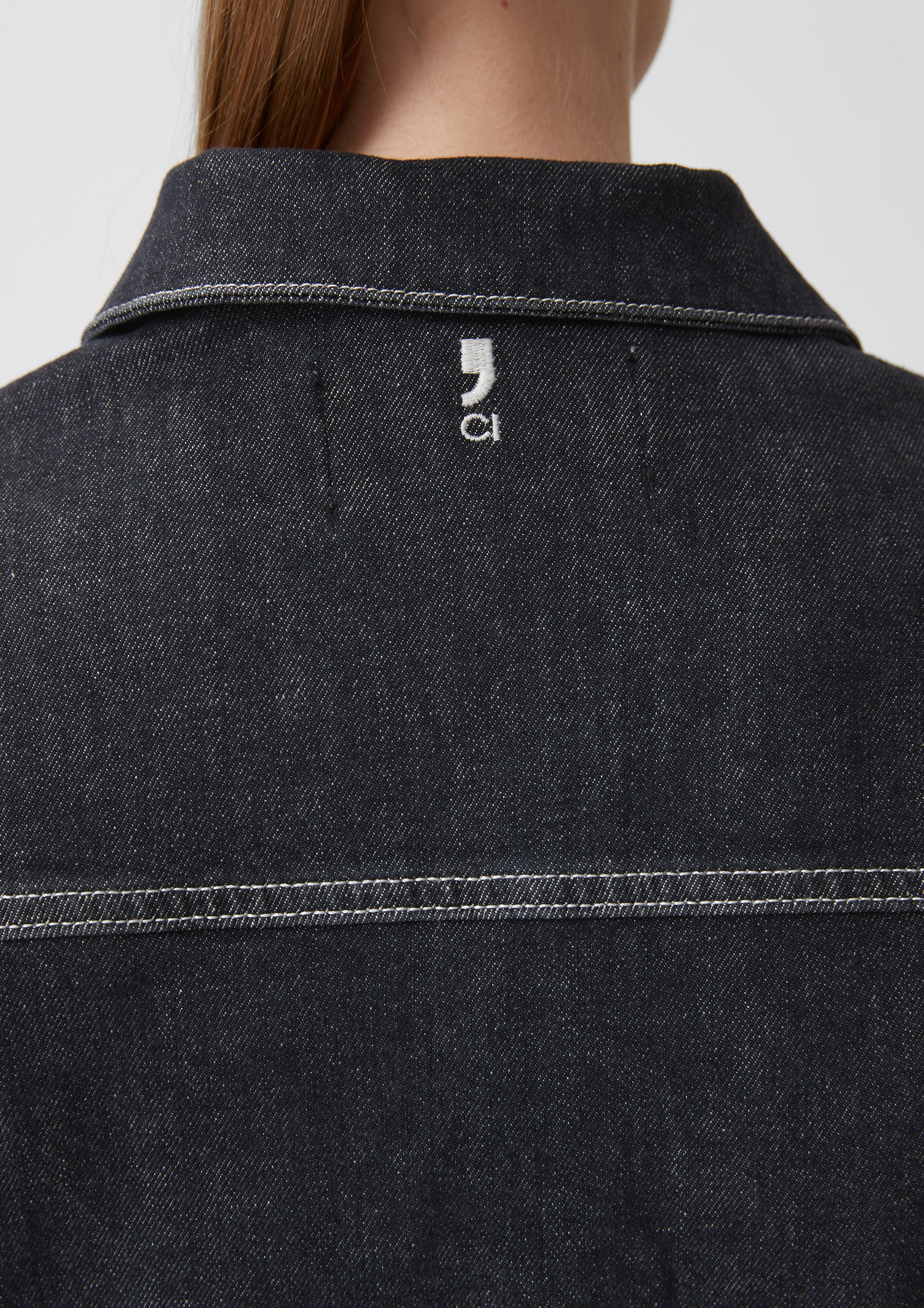 Jeansjacke im Boxy fit - graphit | Comma