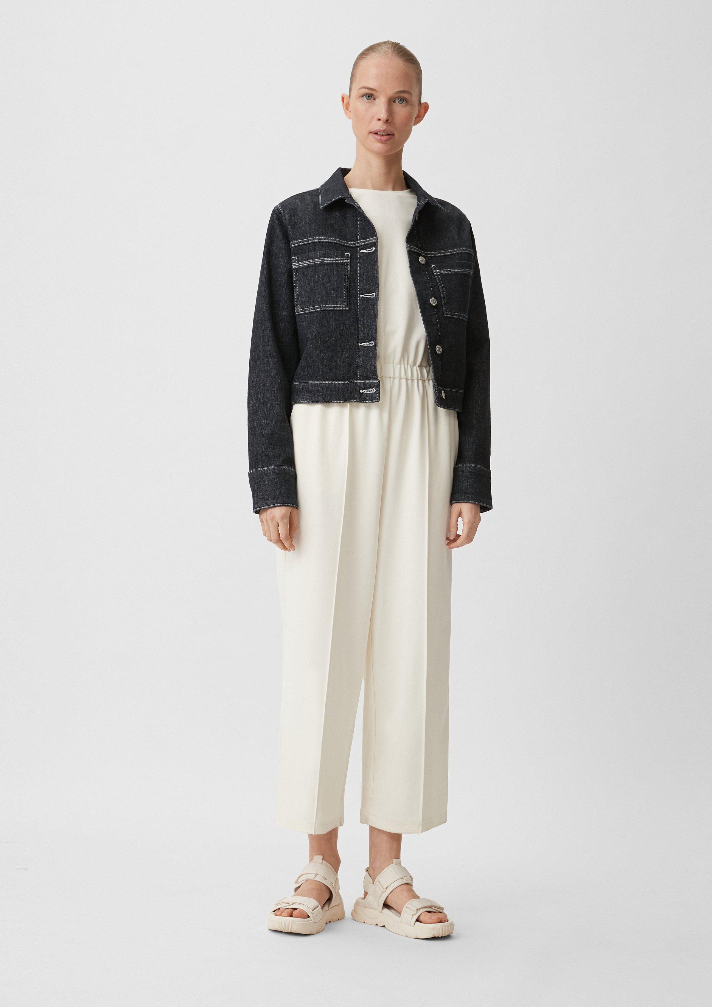 Jeansjacke im Boxy fit - graphit | Comma