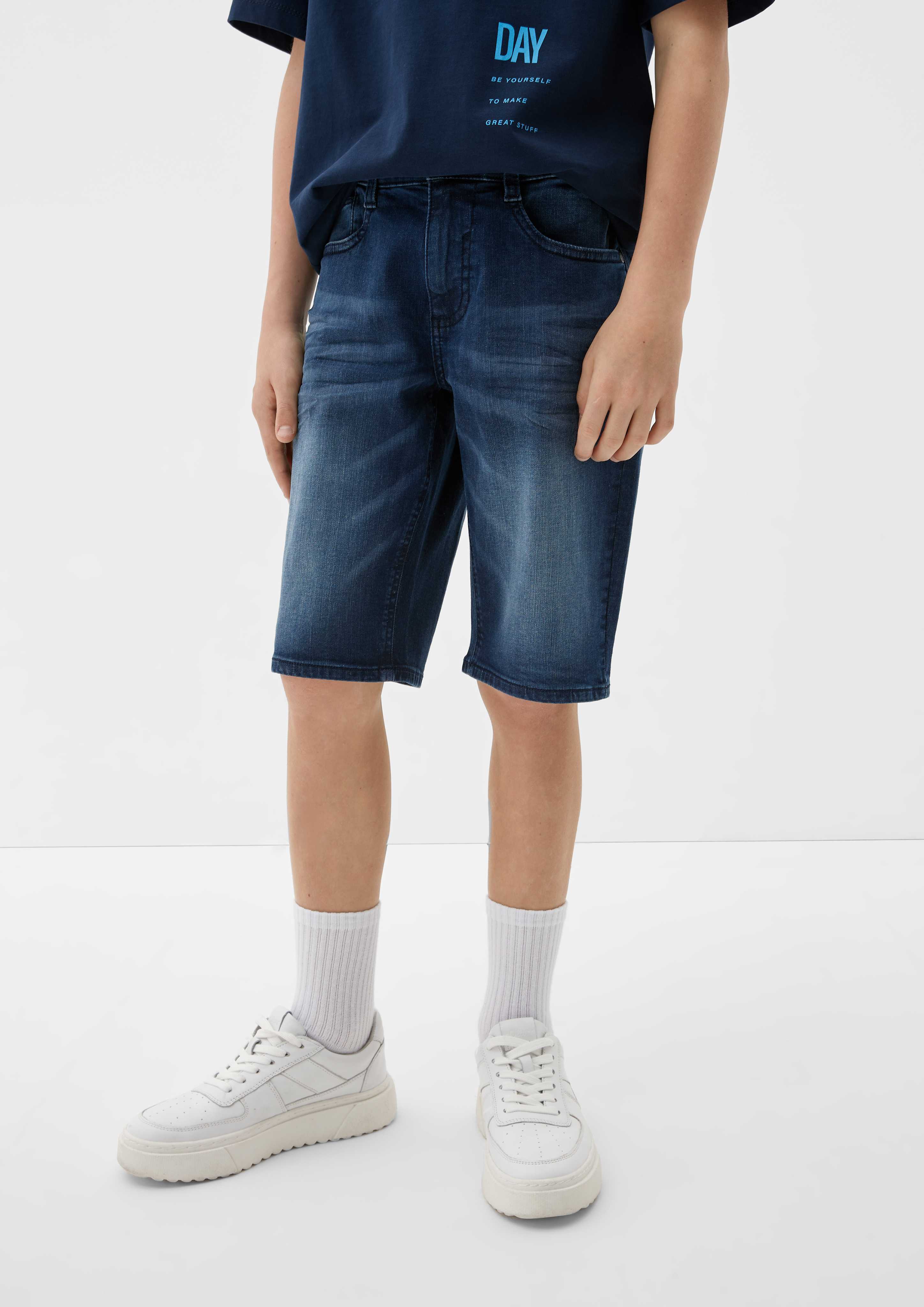 Seattle: Klassische Bermuda - dunkelblau | s.Oliver