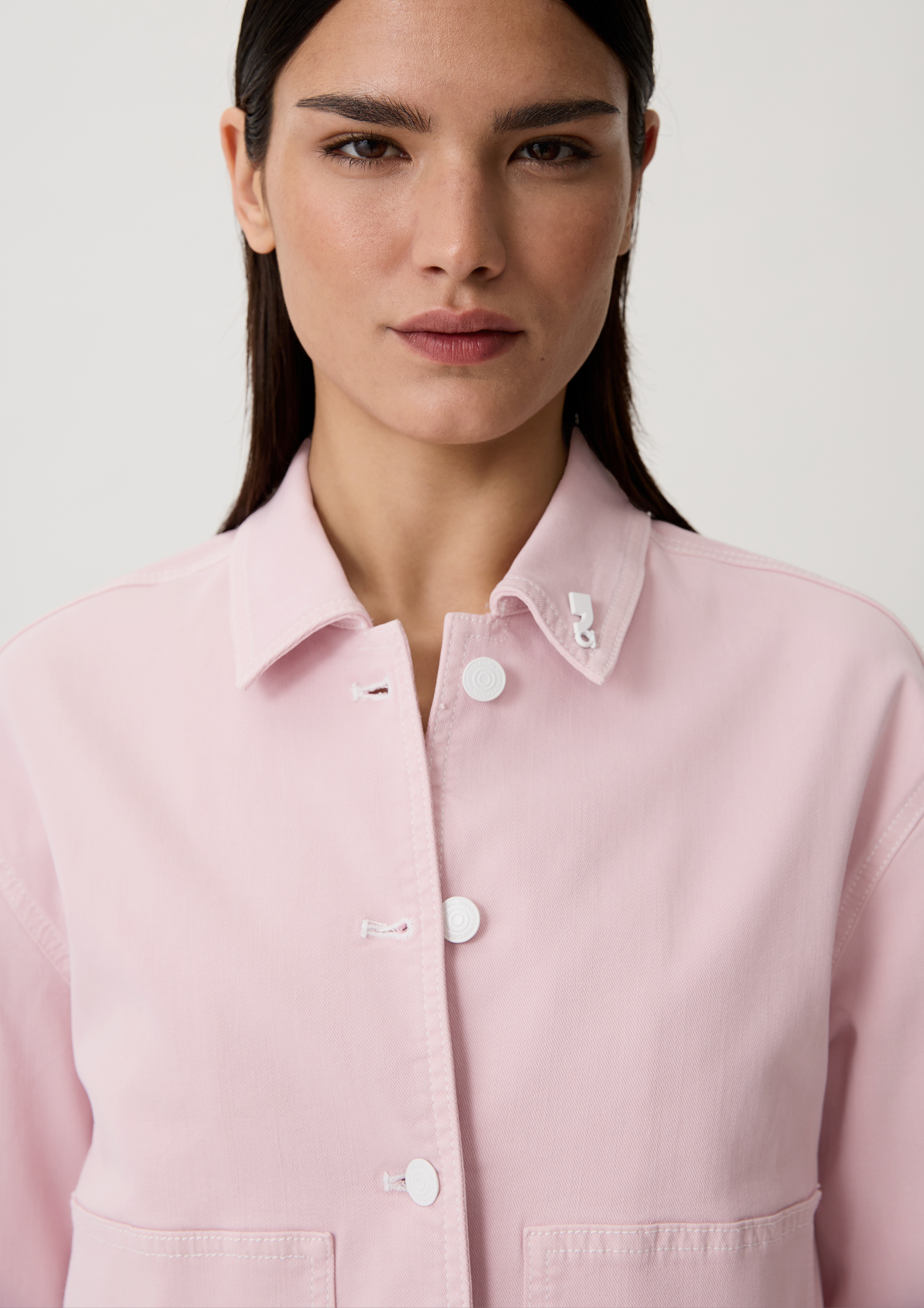 Lyocell blend jacket - Pink | SCAYLE