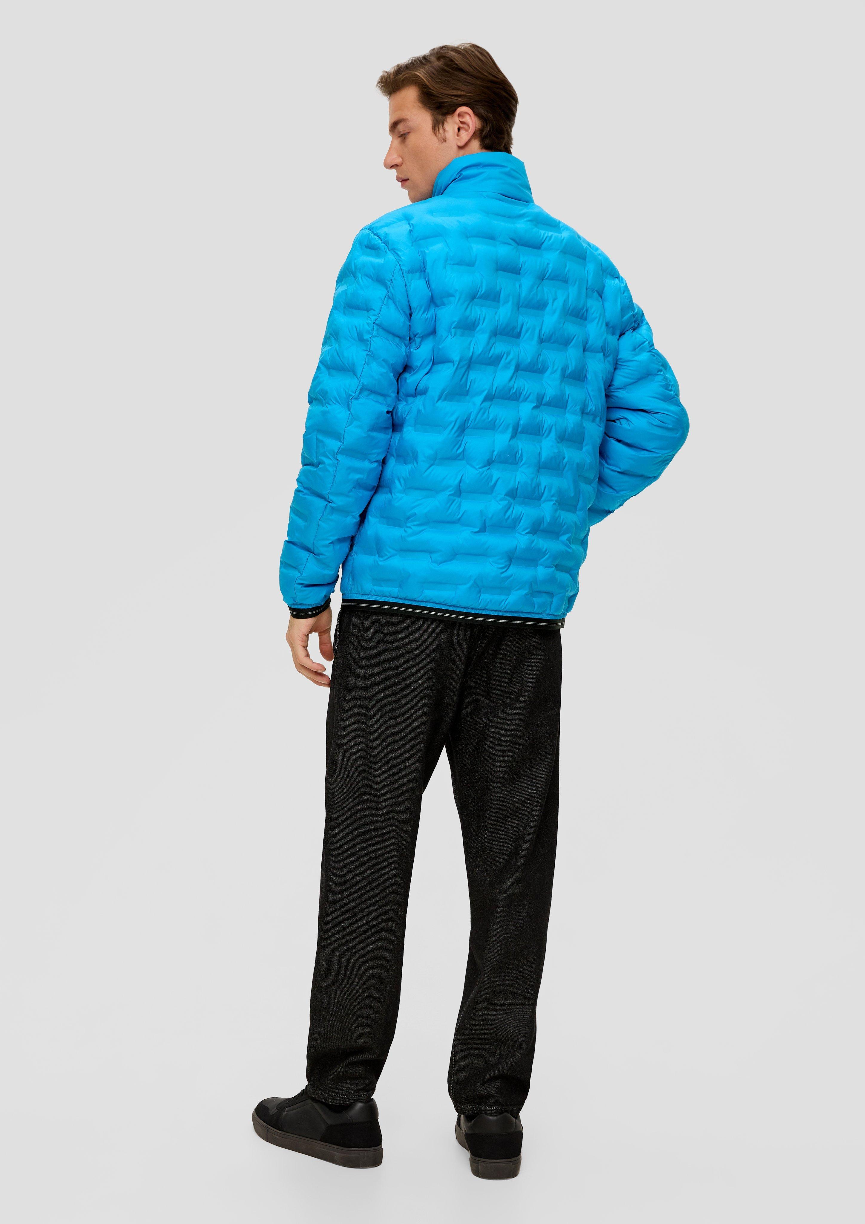 Jacket with zip pockets - turquoise | s.Oliver