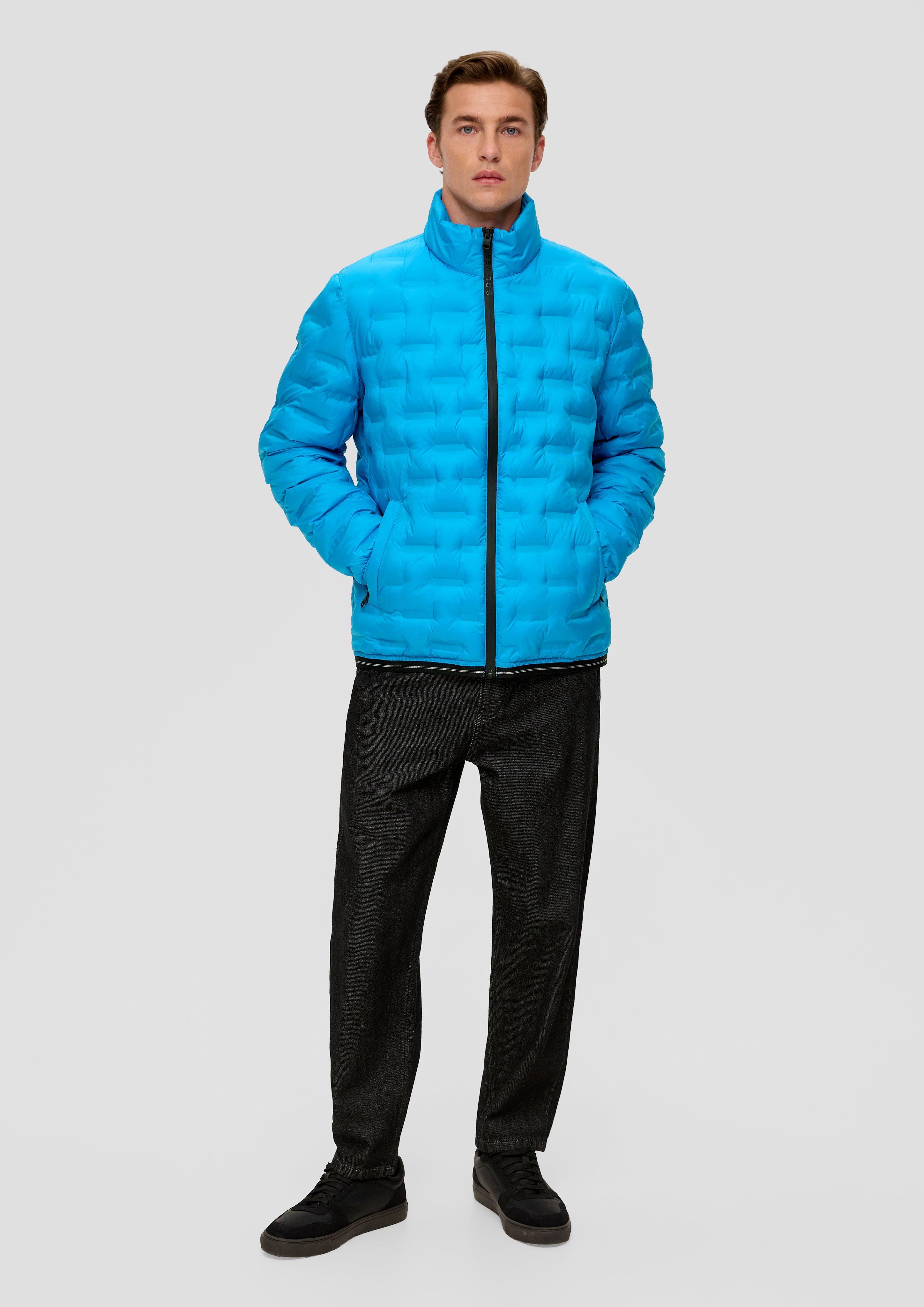 Jacket with zip pockets - turquoise | s.Oliver
