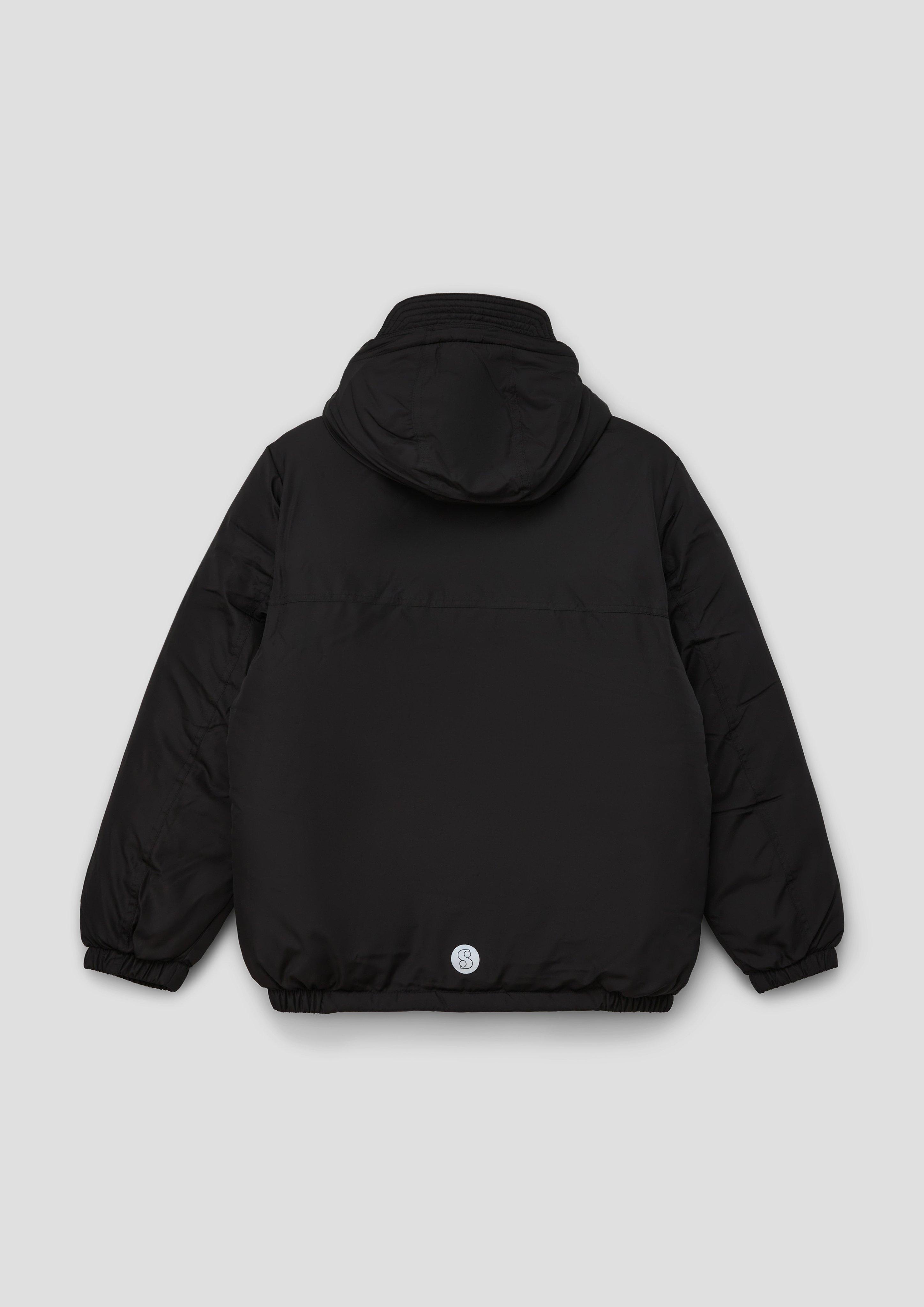 Jacket with reflective prints - black | s.Oliver