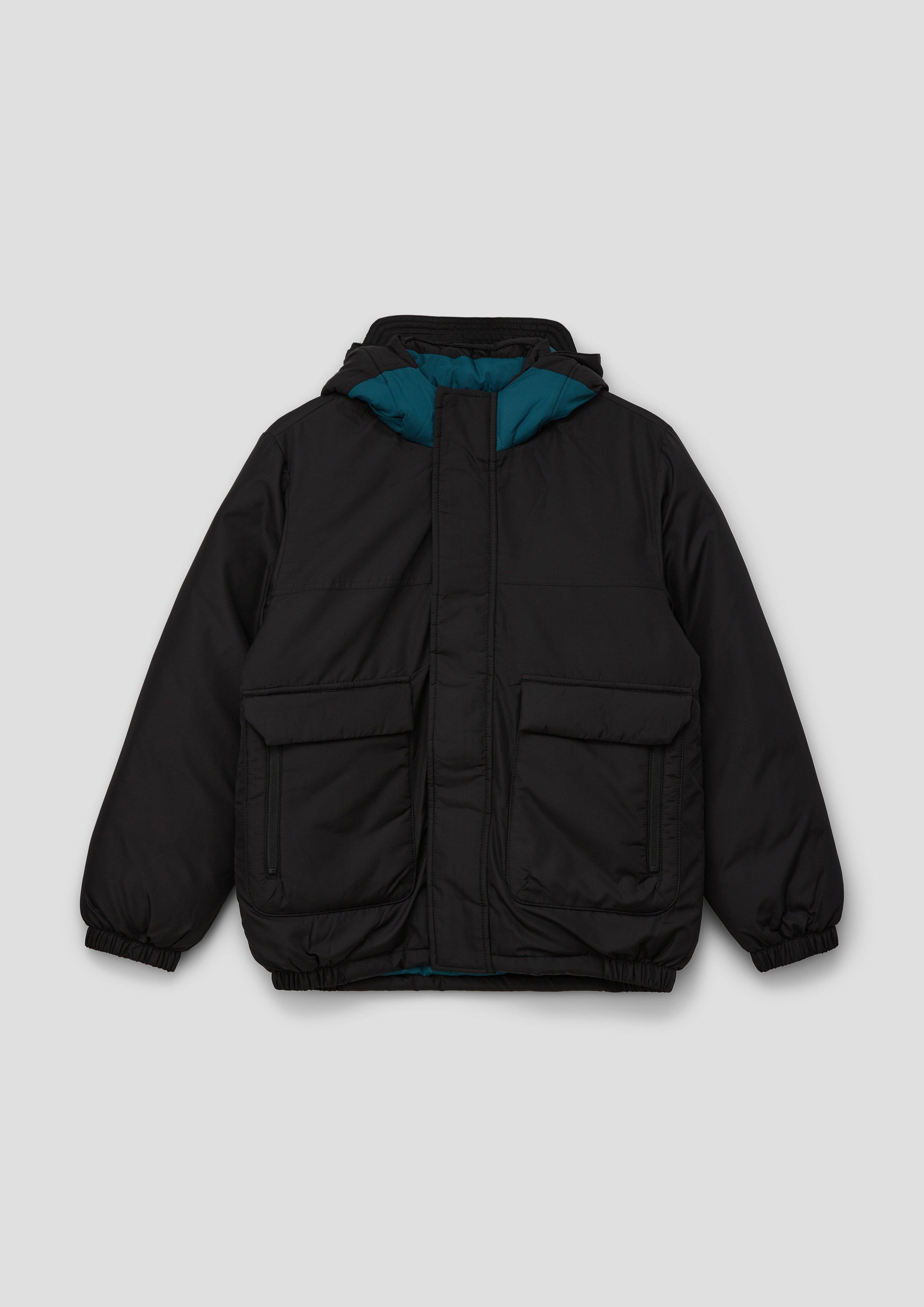 Jacket with reflective prints - black | s.Oliver Jacket with reflective prints - black | s.Oliver