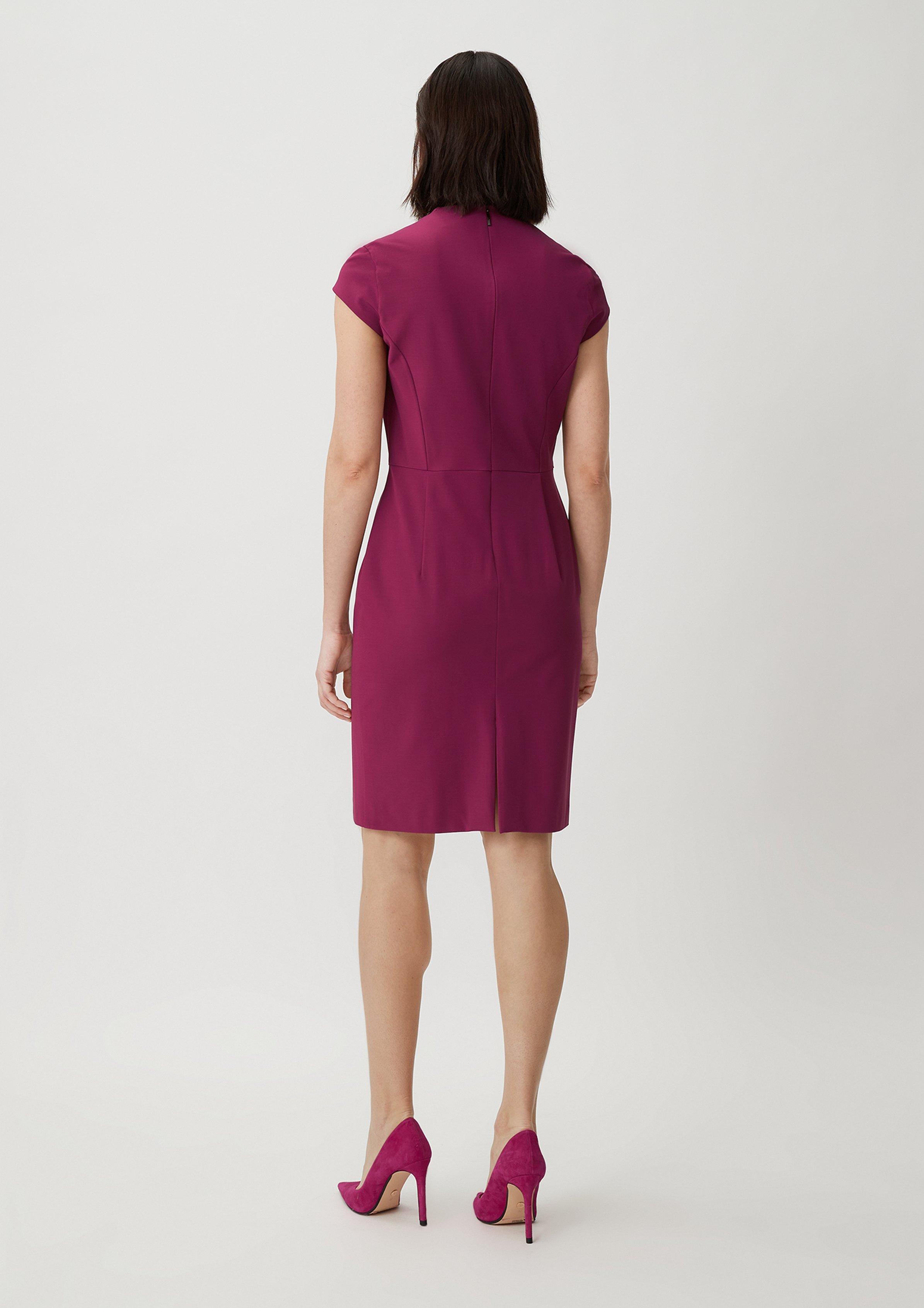 Sheath dress in stretch viscose - fuchsia | Comma
