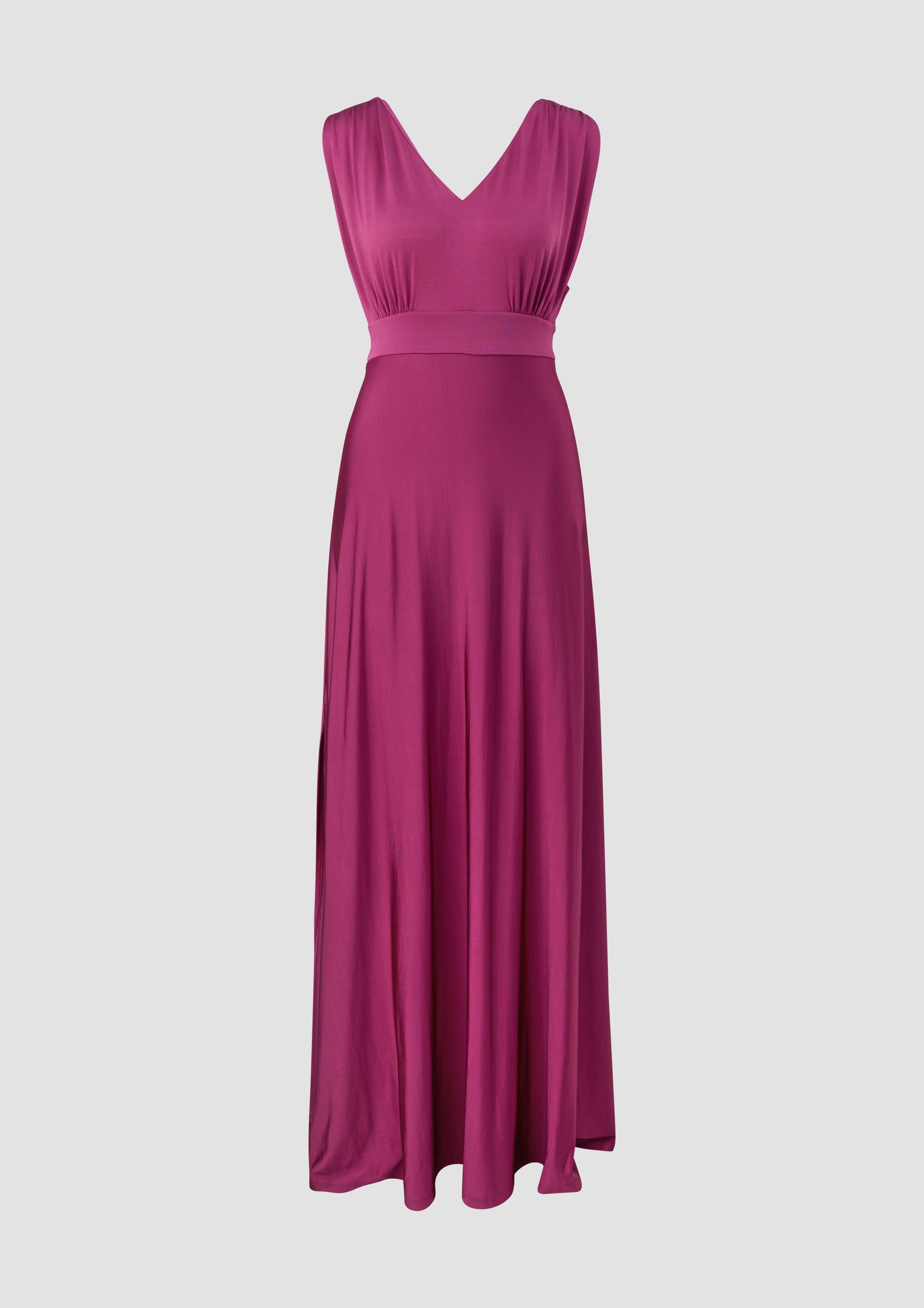 Stretch viscose maxi dress - Pink | SCAYLE