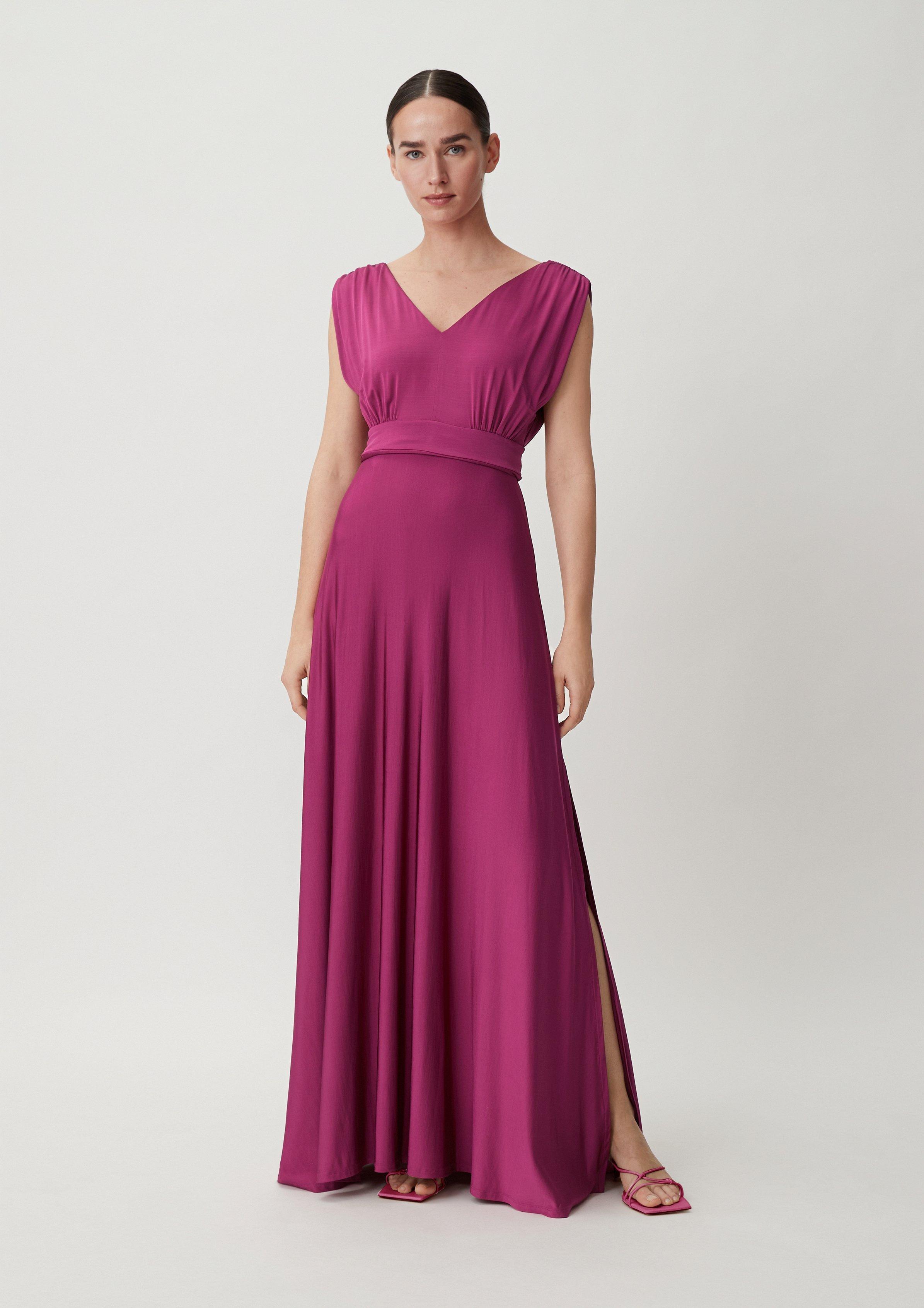 Stretch viscose maxi dress - Pink | SCAYLE