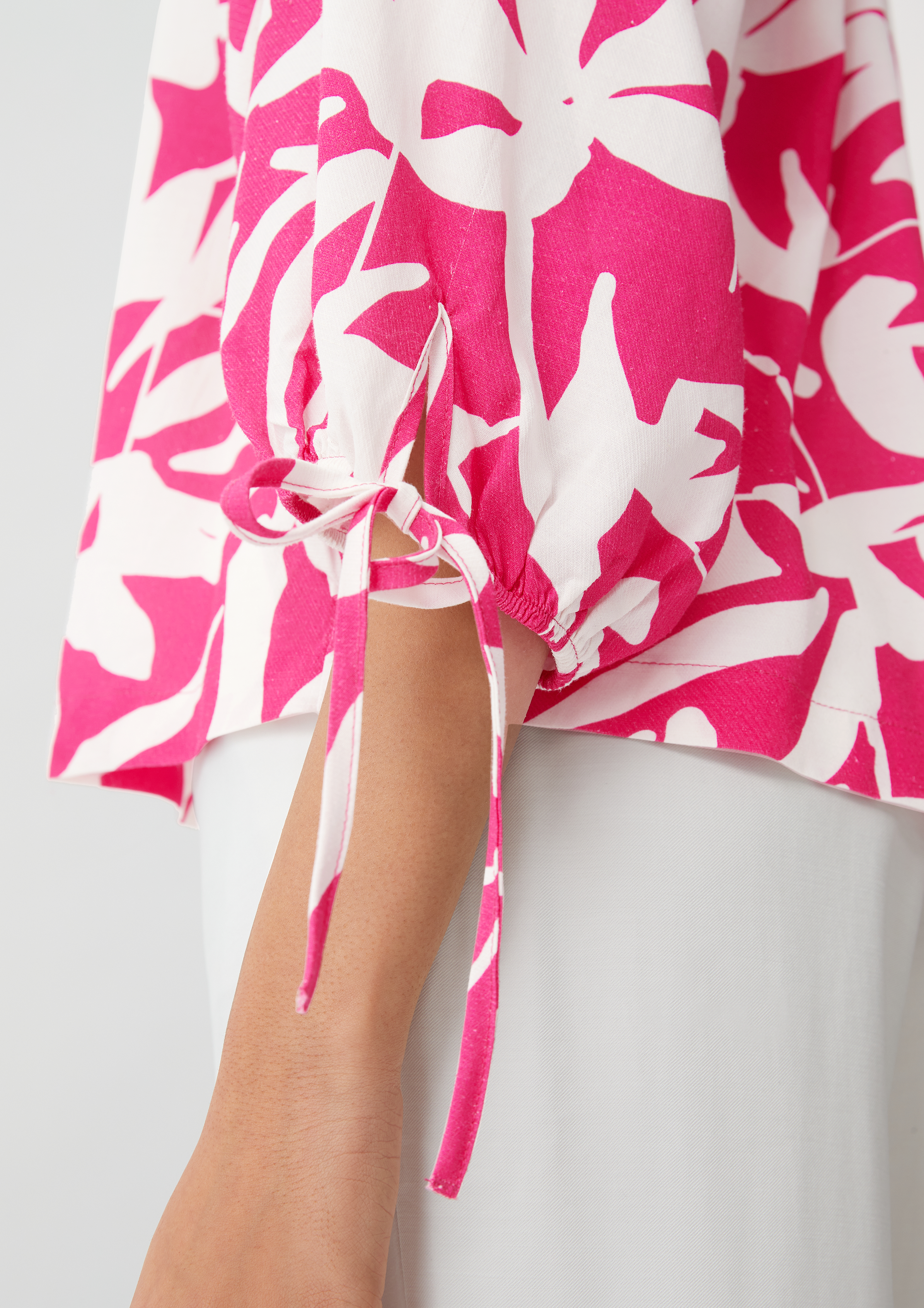 Twill blouse in a viscose blend - pink | Comma
