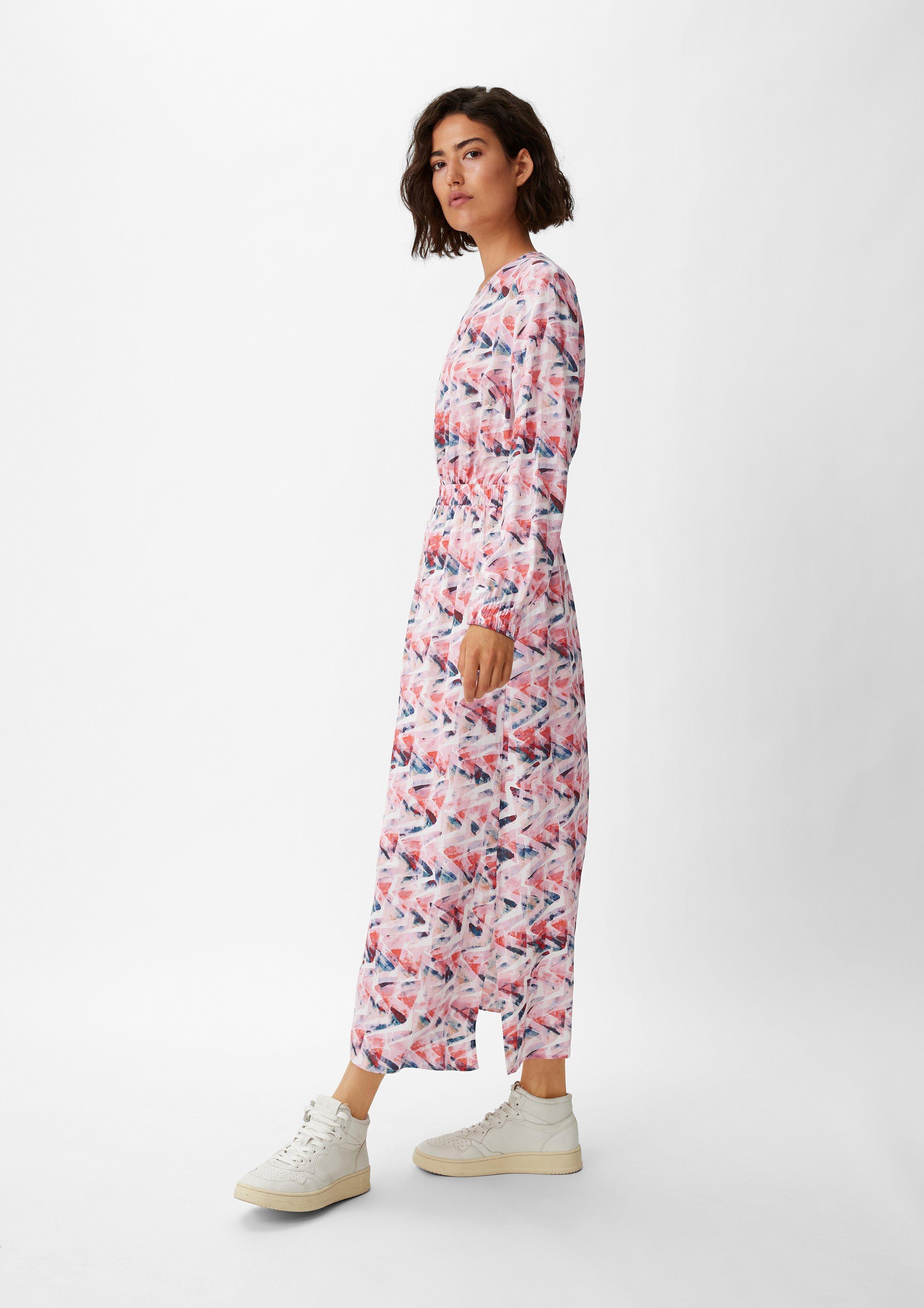 Viscose maxi dress - soft rose | Comma