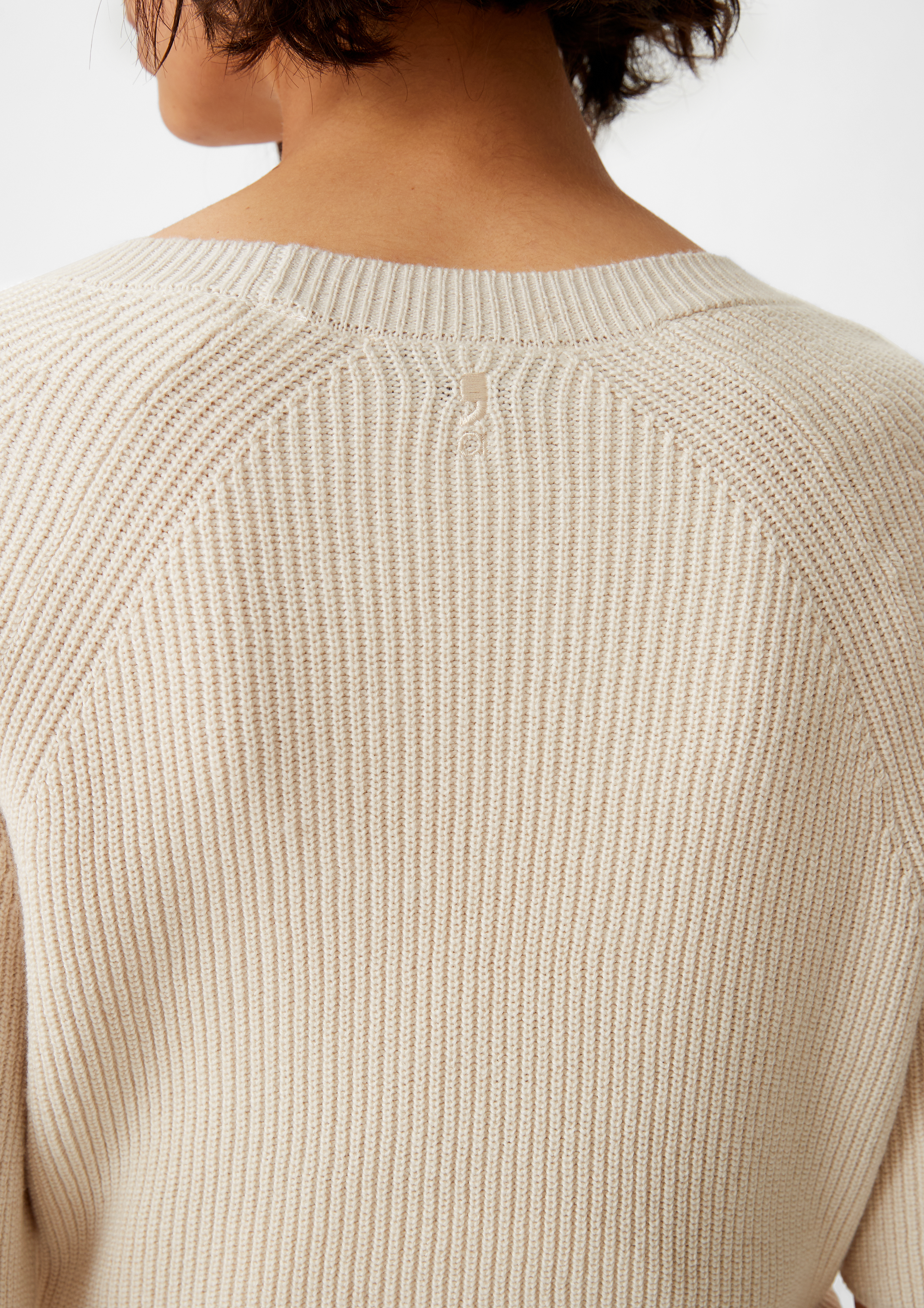Knitted pullover - light beige | Comma