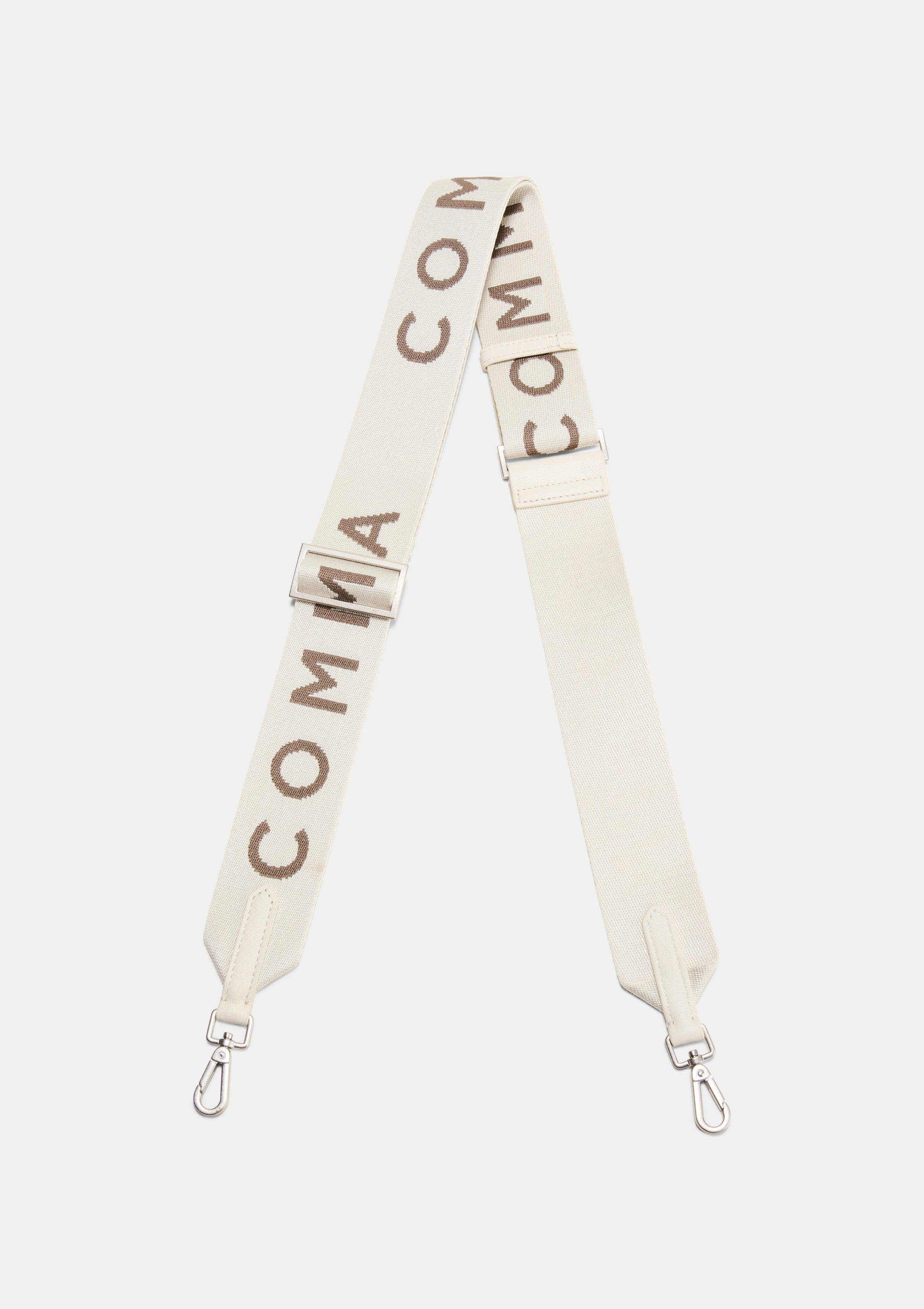 Wide shoulder strap made of jacquard - offwhite | Comma
