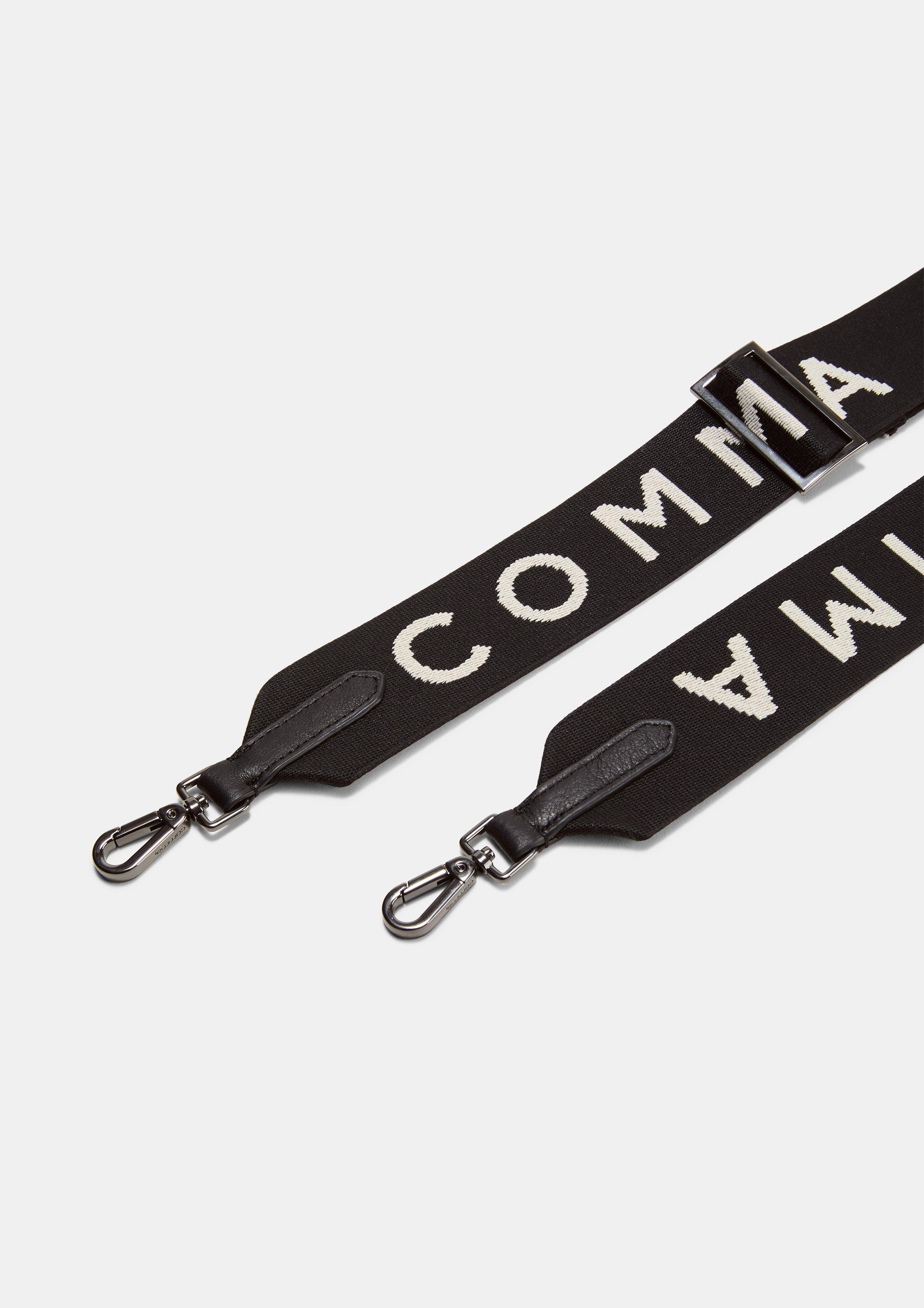 Wide shoulder strap made of jacquard - offwhite | Comma