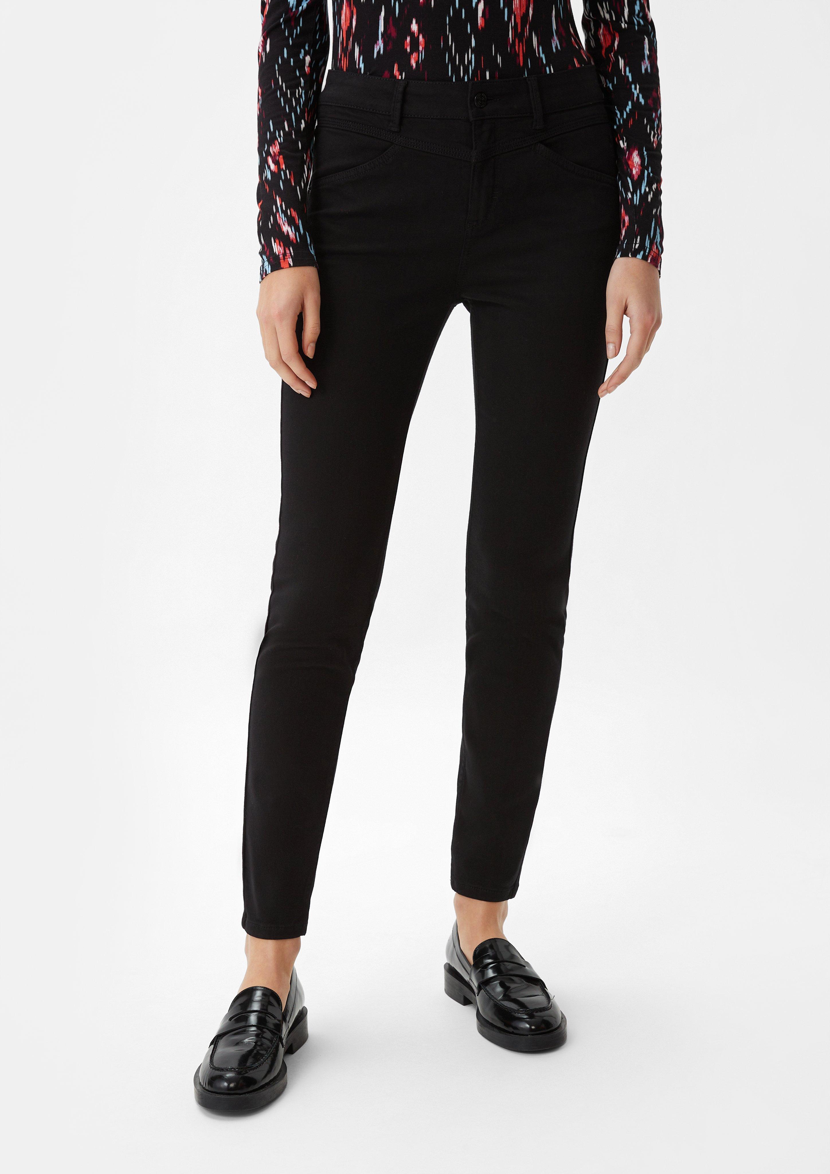 Super Skinny: coloured jeans in a lyocell blend - black | Comma