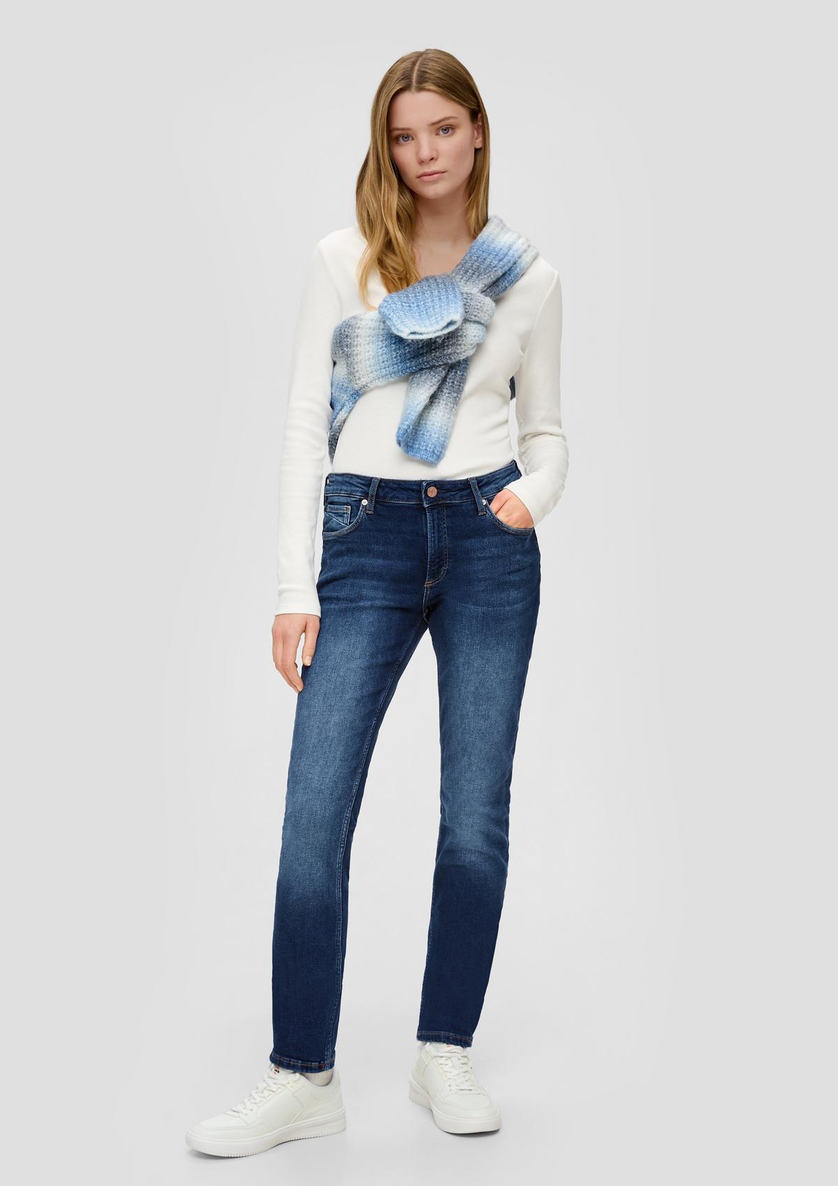 Slim fit: classic blue jeans - blue | s.Oliver