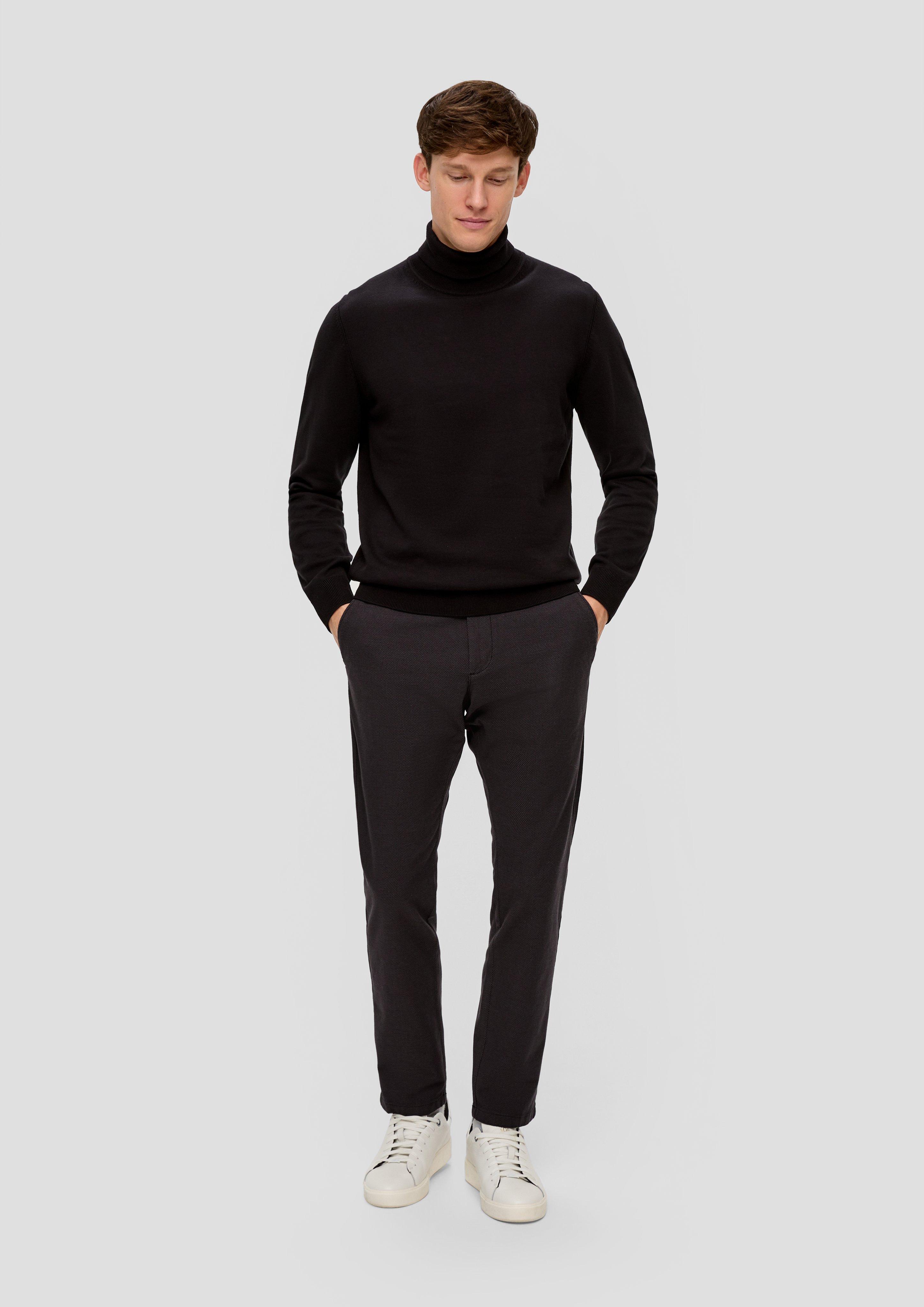 Phoenix: trousers with a dobby pattern - 58K3 | s.Oliver