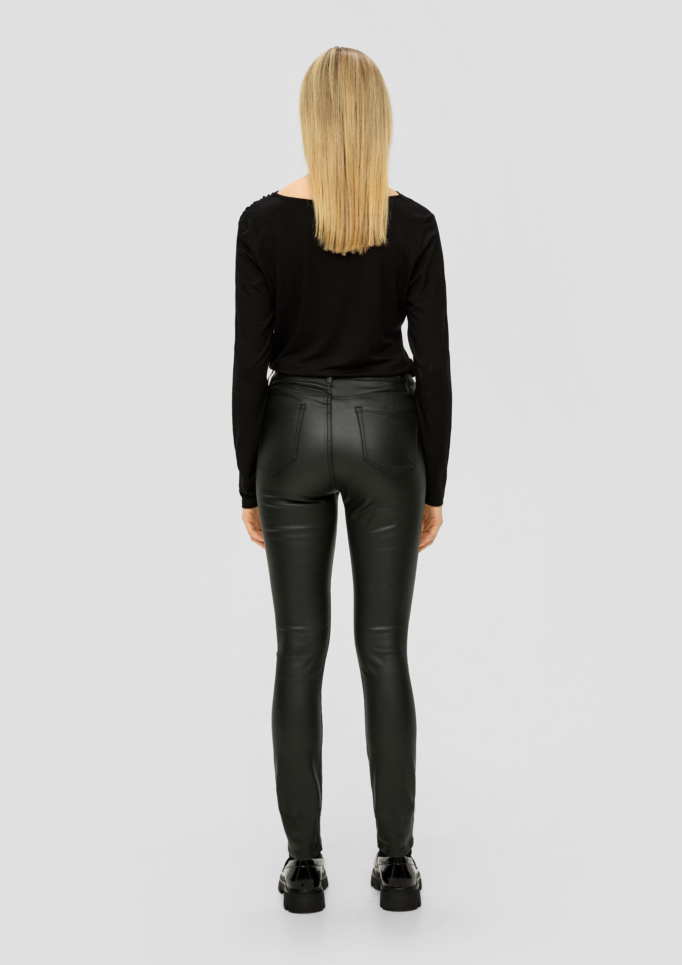 Džíny Izabell / Skinny Fit / High Rise / Skinny Leg - černá | s.Oliver