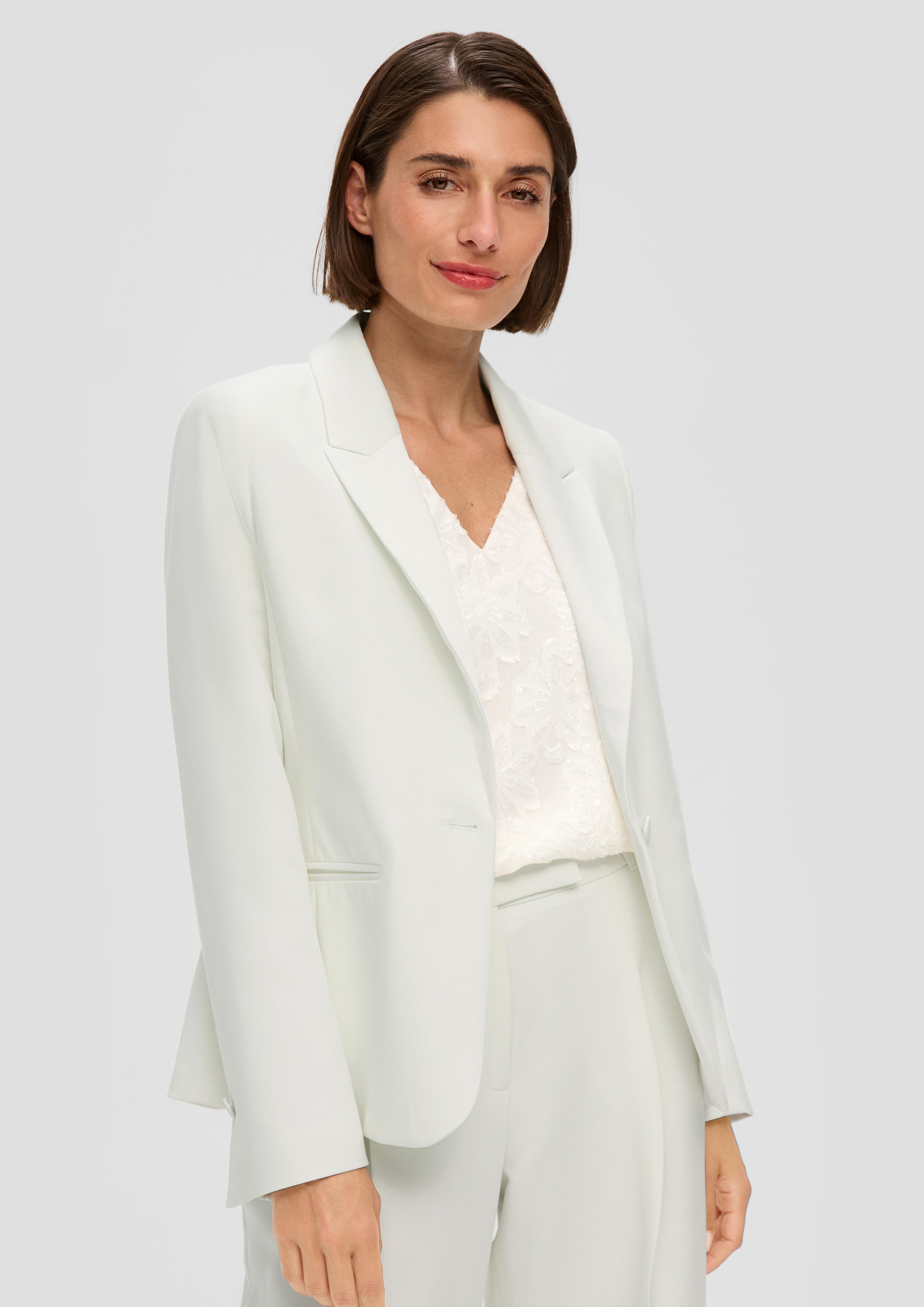 Blazer mit Reverskragen - ecru | s.Oliver Blazer mit Reverskragen - ecru | s.Oliver