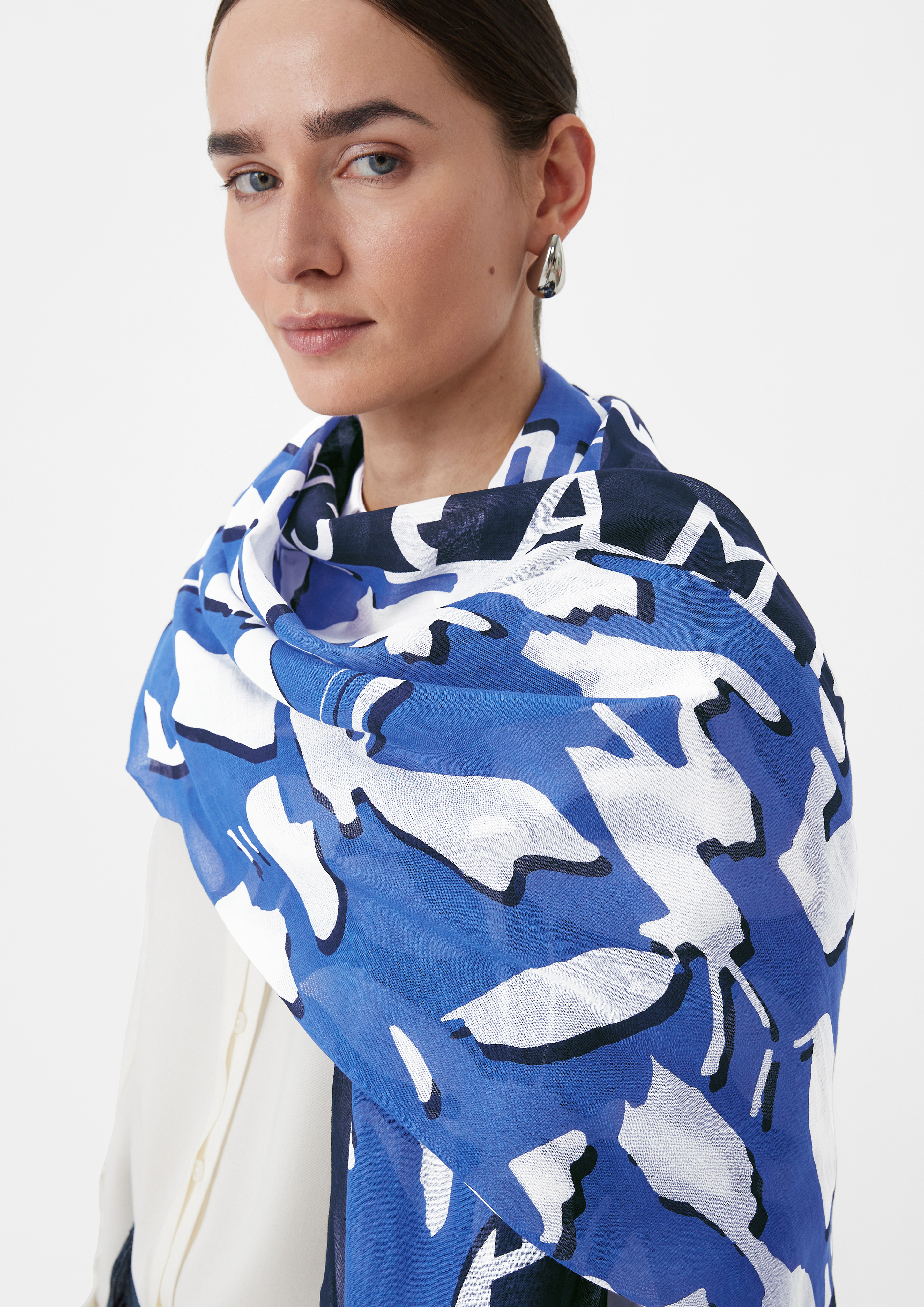 Modal blend scarf - royal blue | Comma