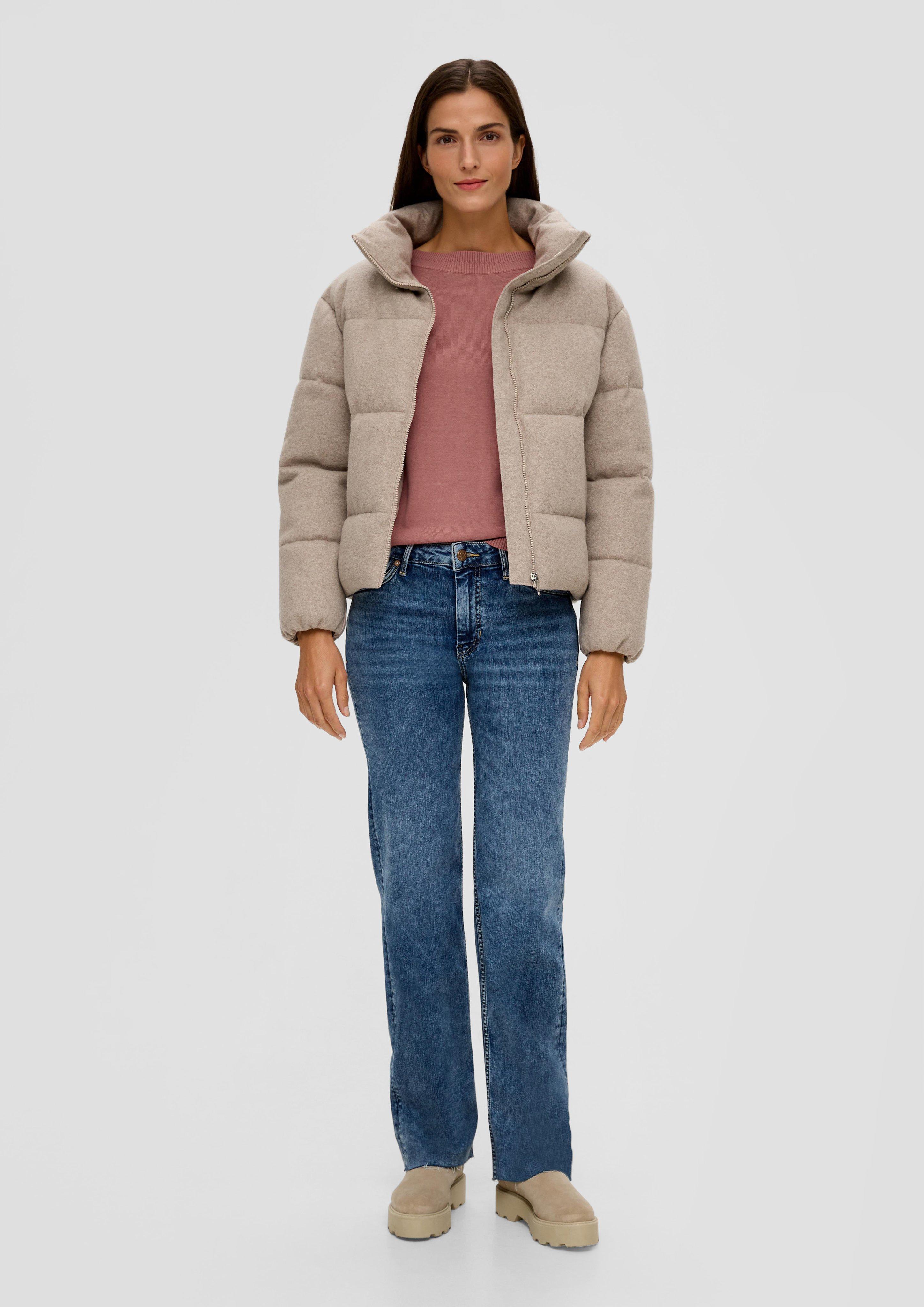 Fine knit viscose blend jumper - dusty pink | s.Oliver