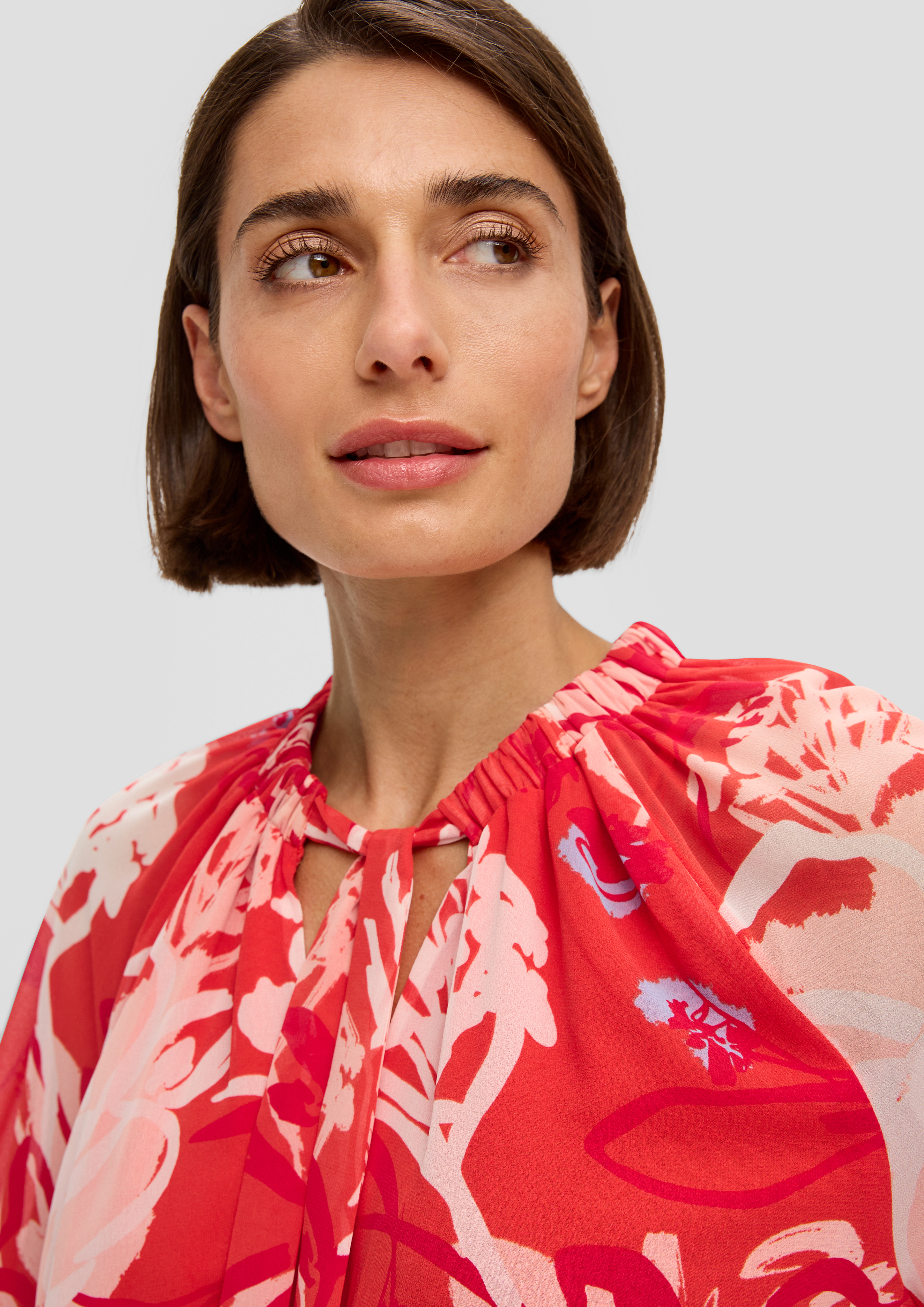 Chiffon maxi dress - cranberry | s.Oliver