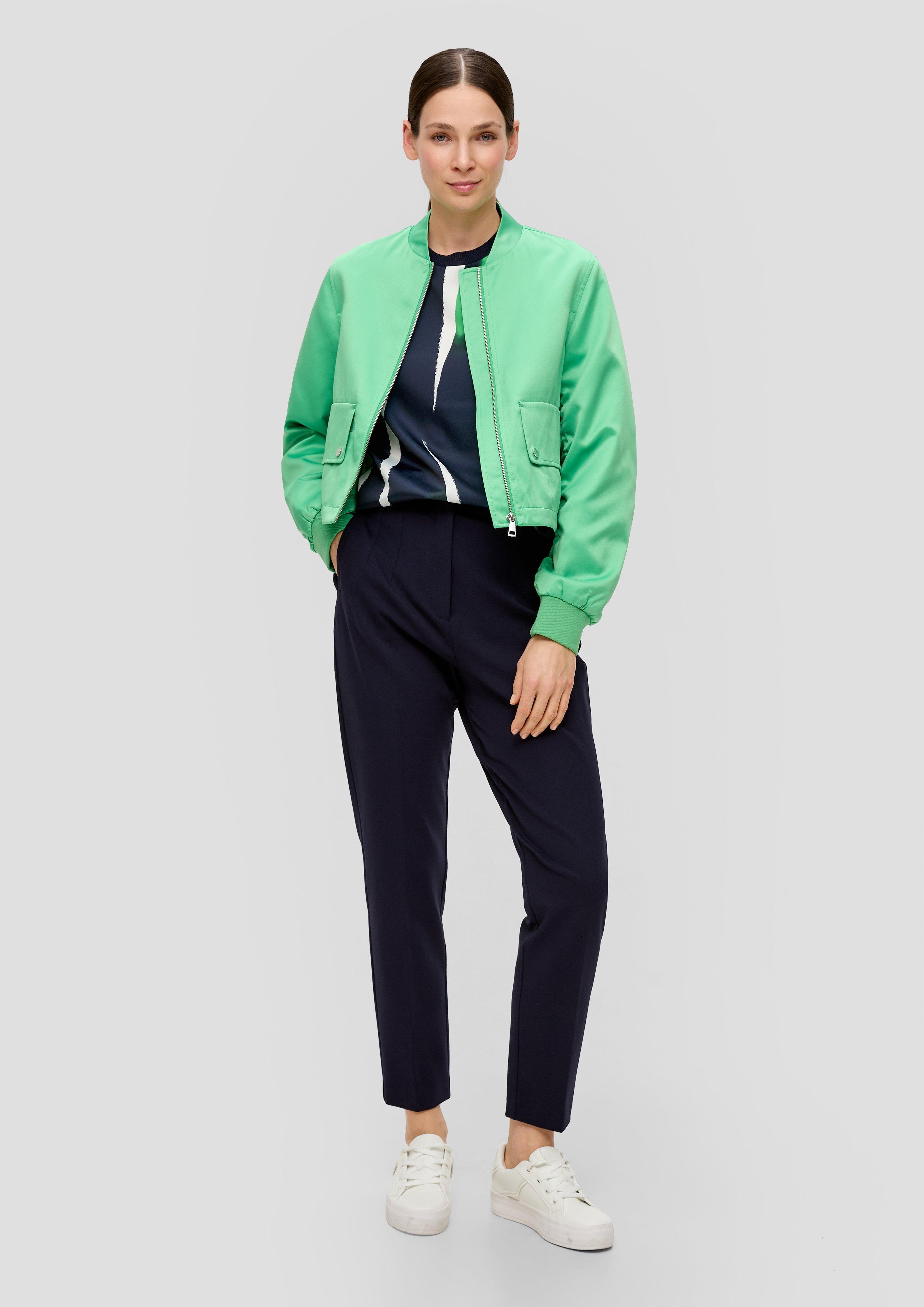 T-shirt with a front print - navy | s.Oliver