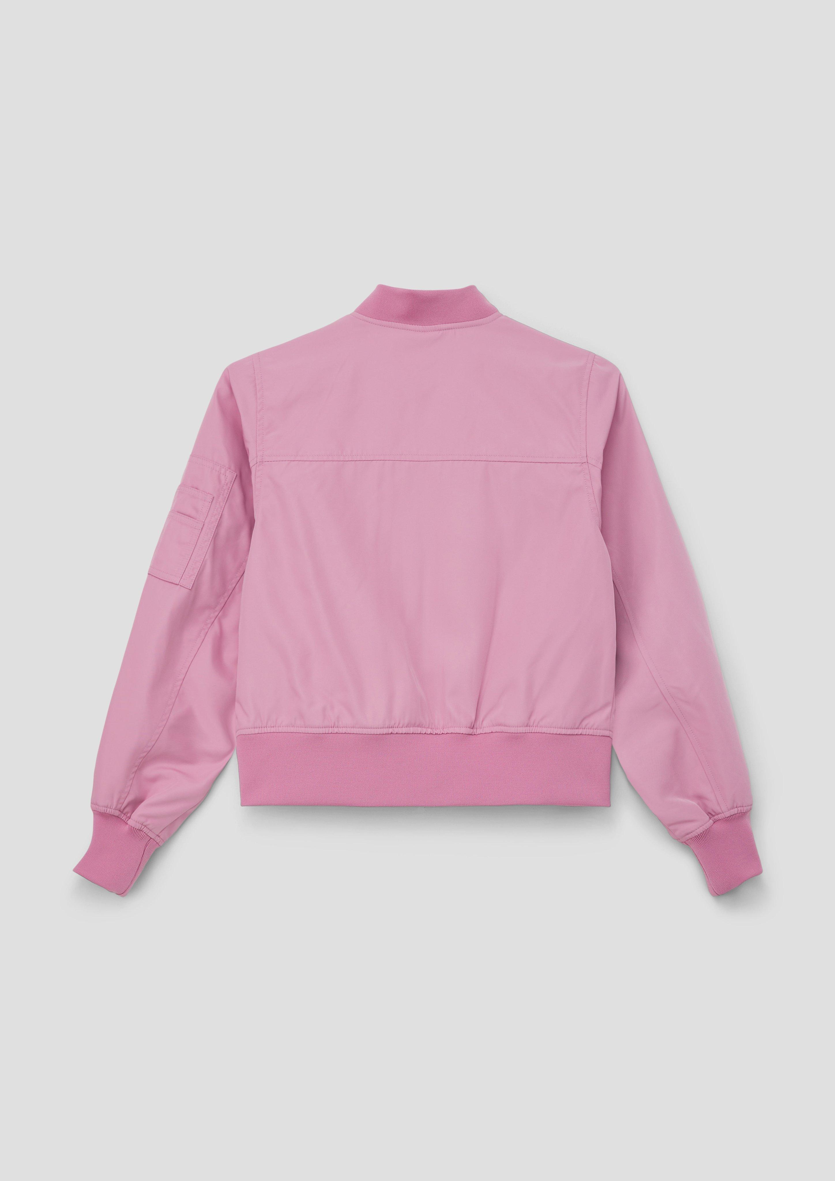 Aviator-style bomber jacket - pink | s.Oliver