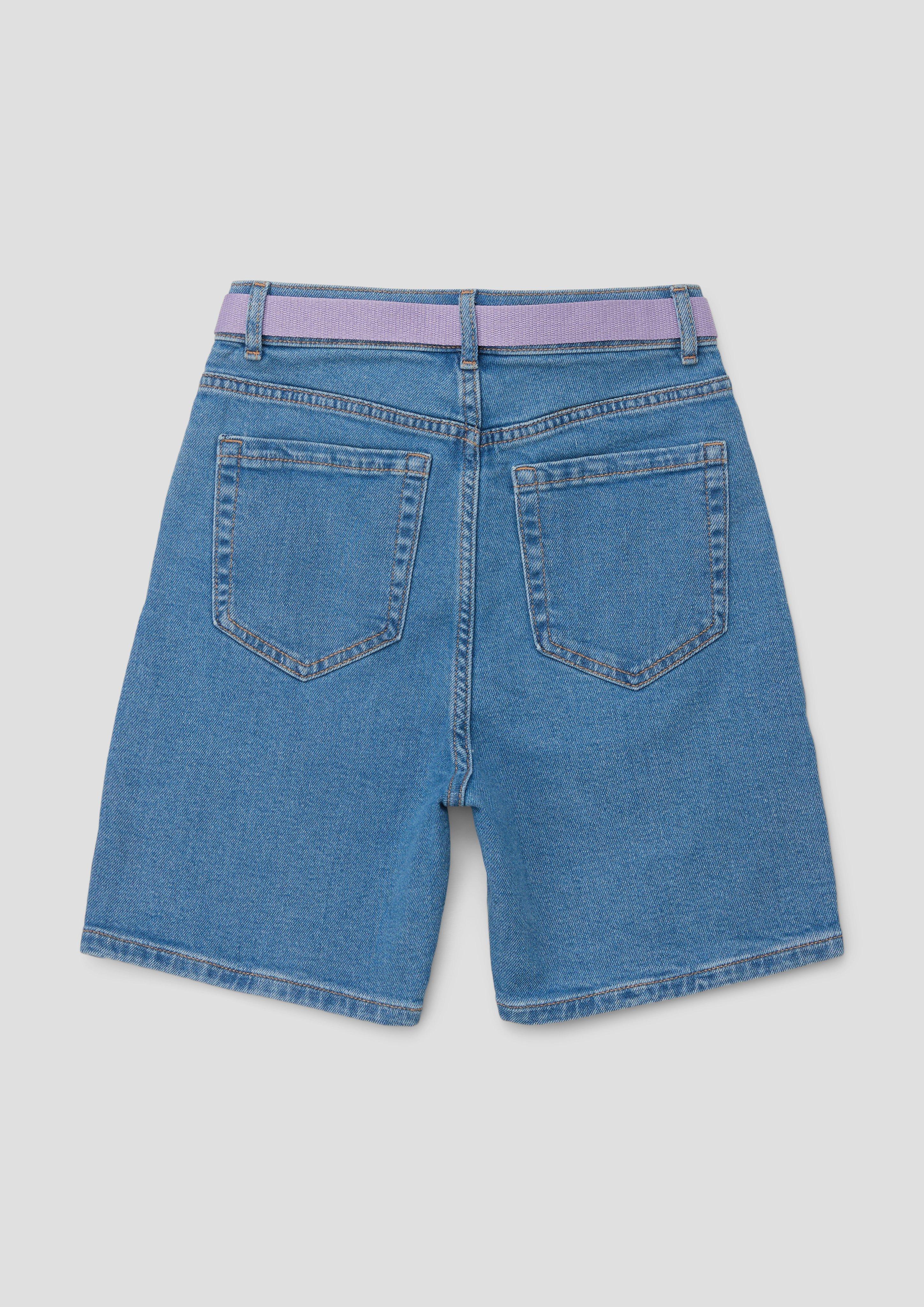 Bermuda Jeans / Loose Fit / Super High Rise / Semi Wide Leg - blau | s ...