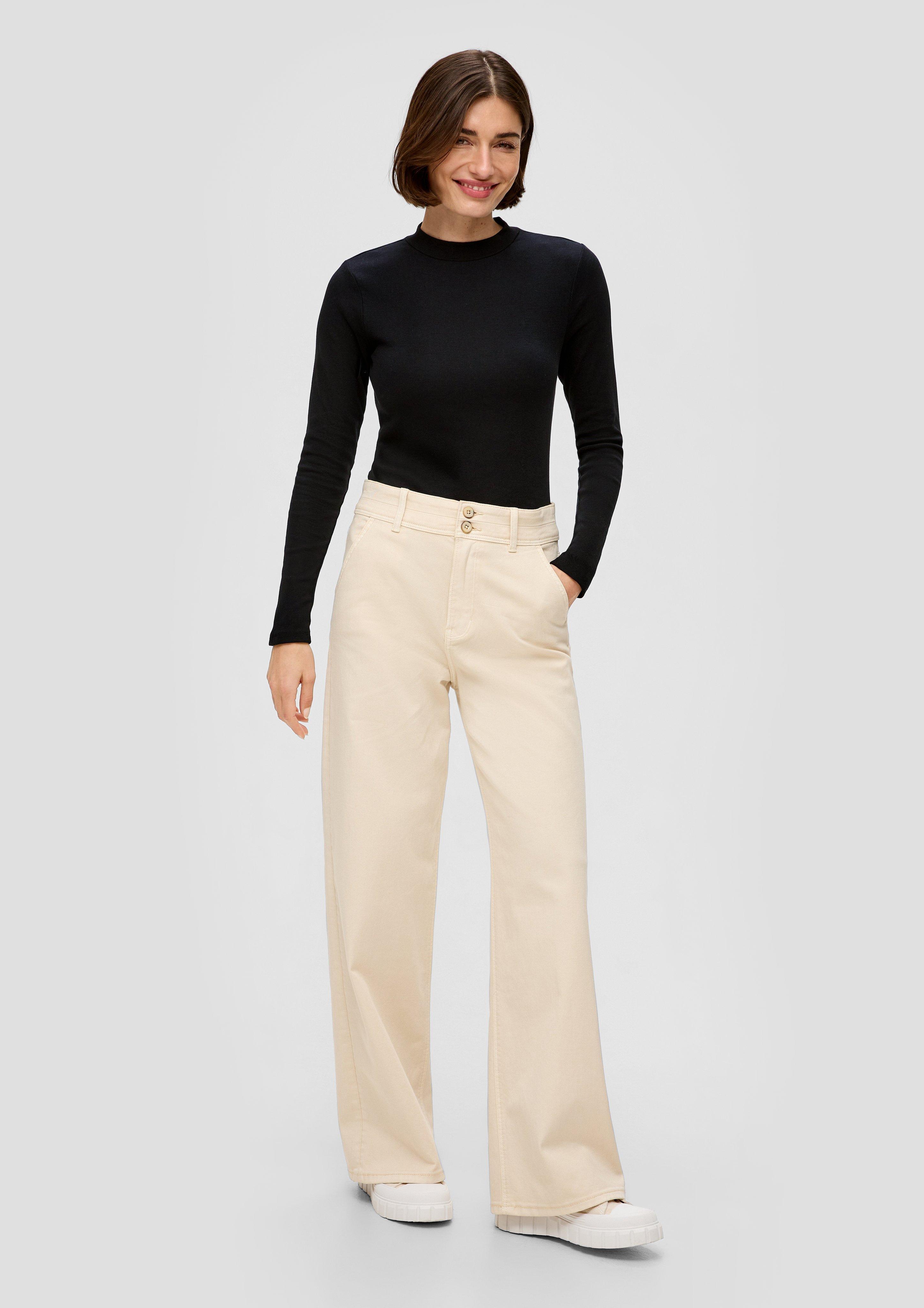 Ribbed jersey body - black | s.Oliver