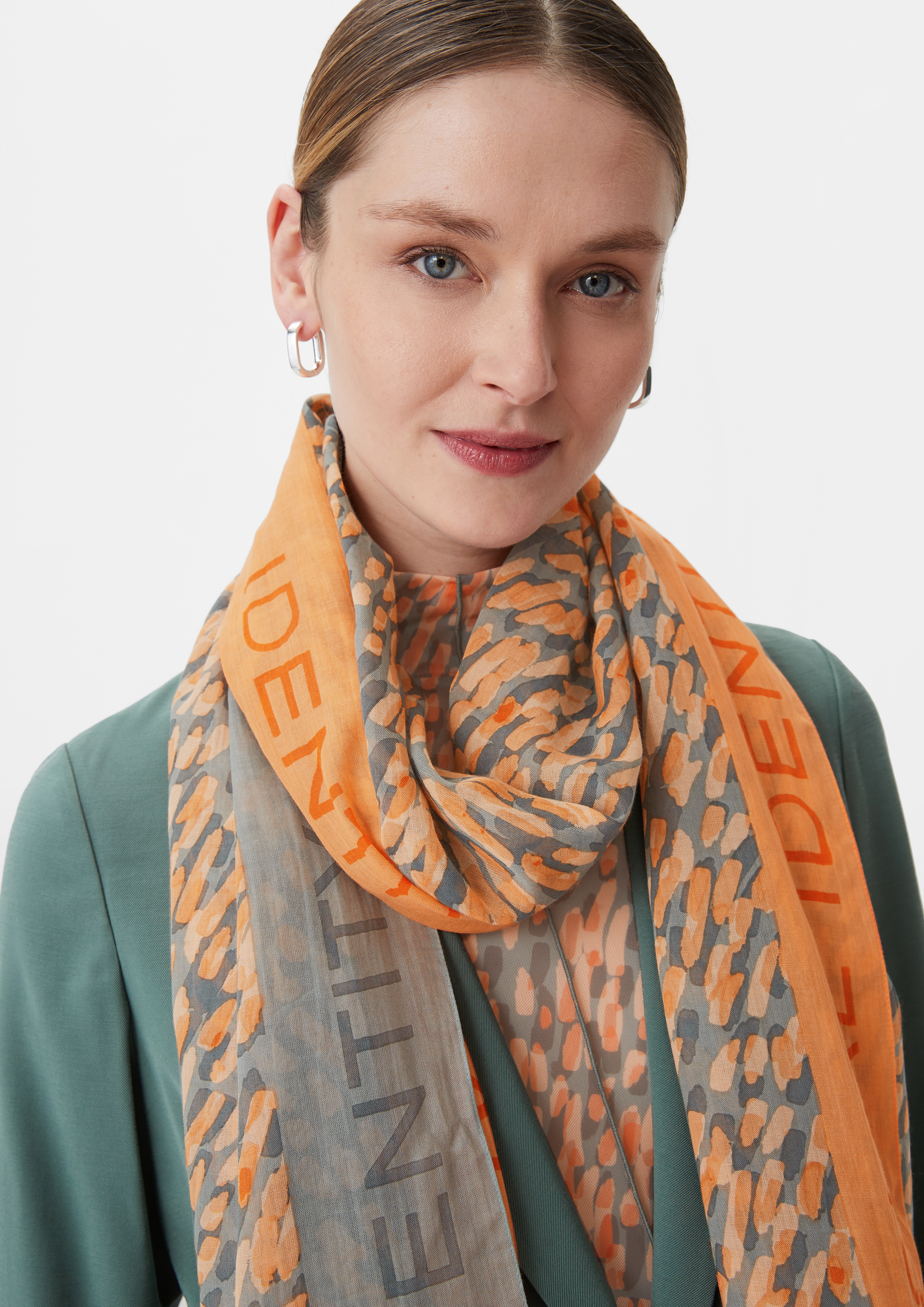 Modal blend scarf - orange | Comma