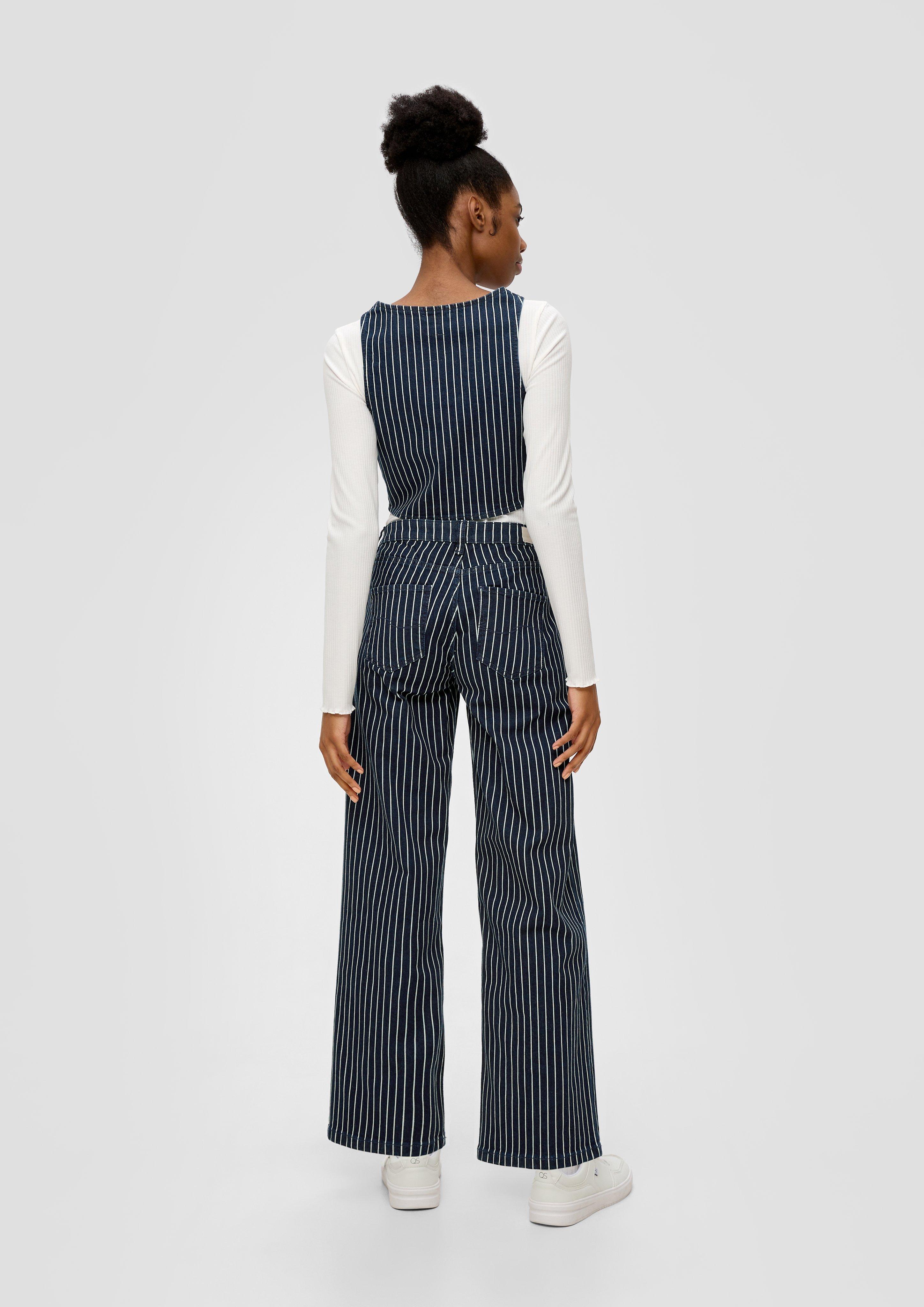 Striped denim waistcoat - blue | s.Oliver