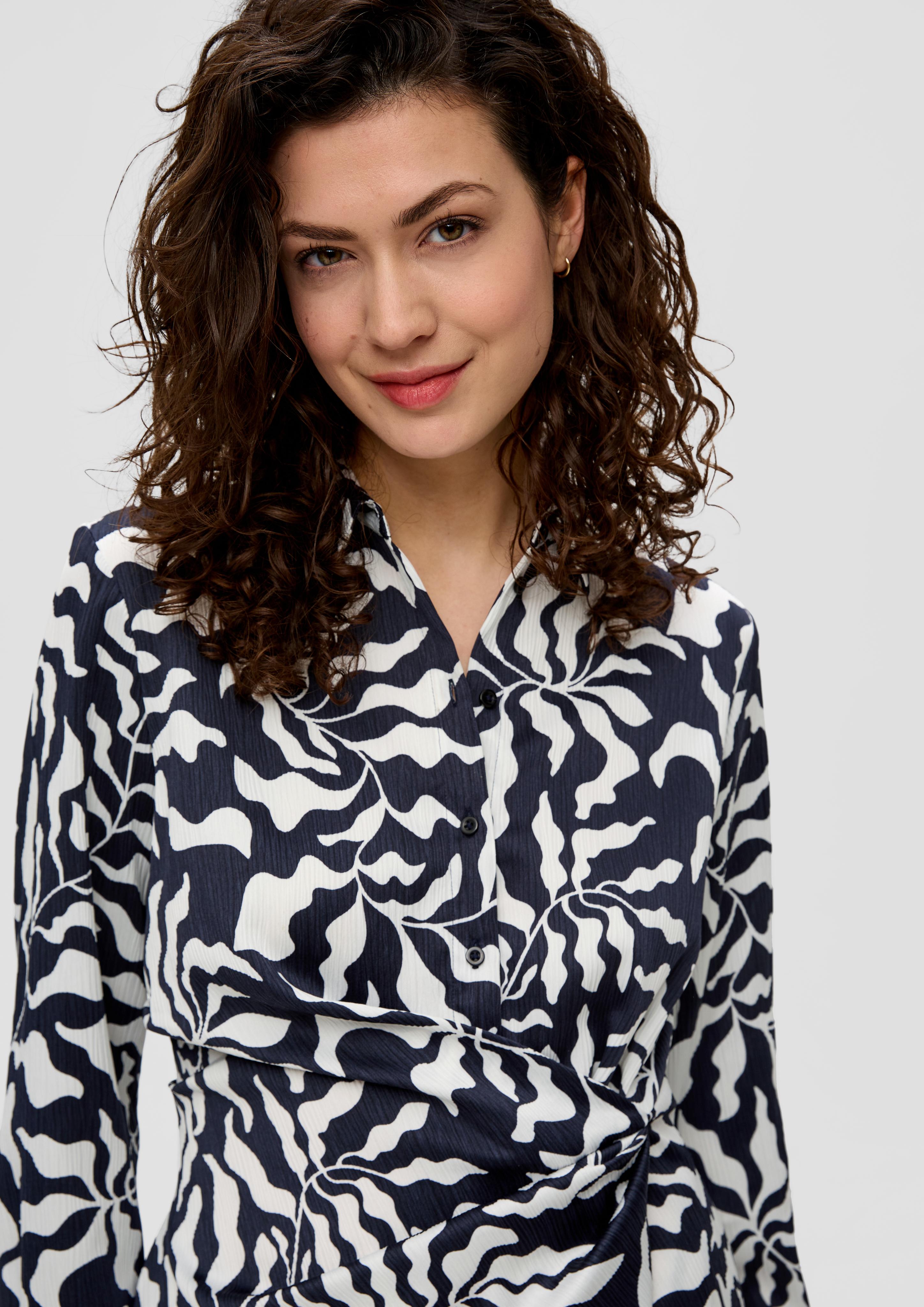 Hemdkleid mit Wickel-Detail - navy | s.Oliver Hemdkleid mit Wickel-Detail - navy | s.Oliver