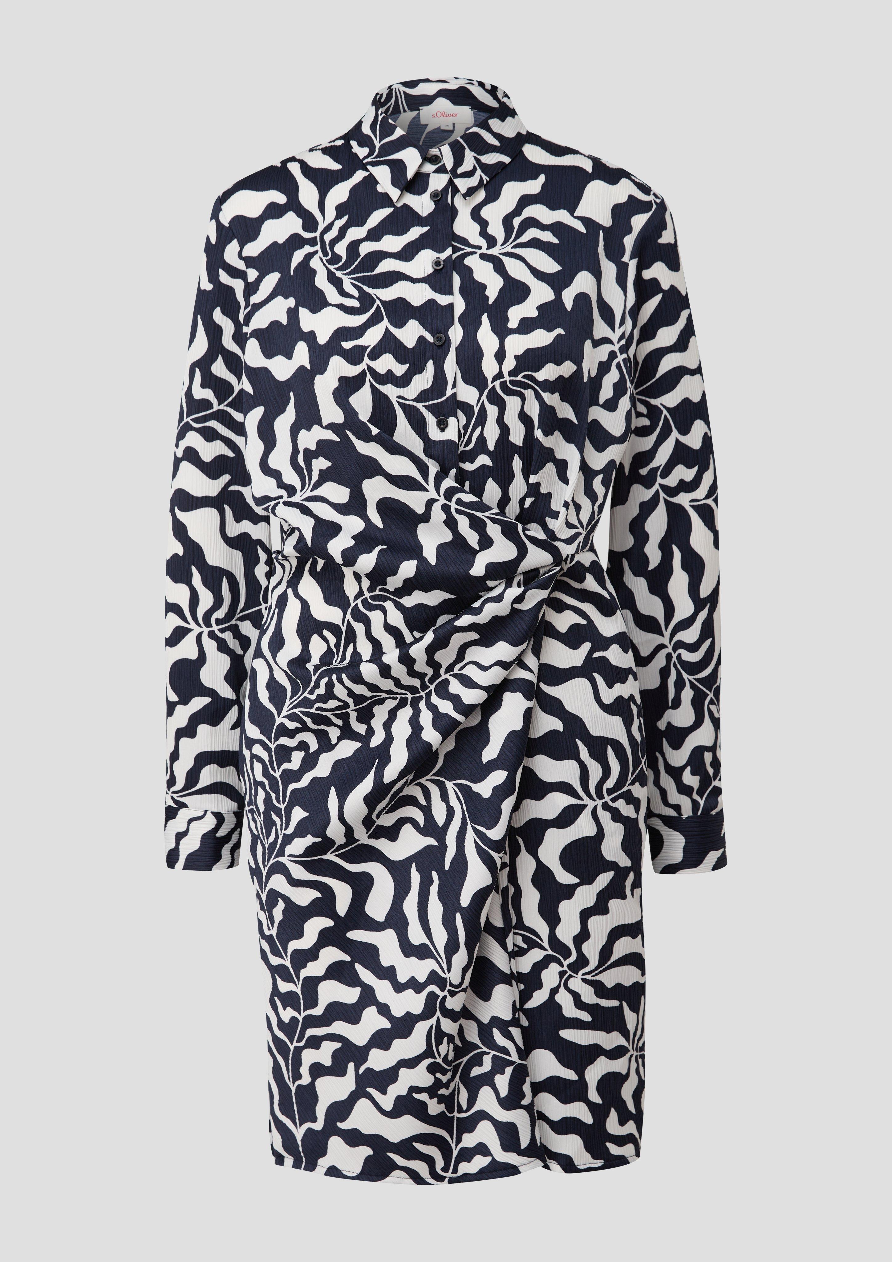 Hemdkleid mit Wickel-Detail - navy | s.Oliver Hemdkleid mit Wickel-Detail - navy | s.Oliver