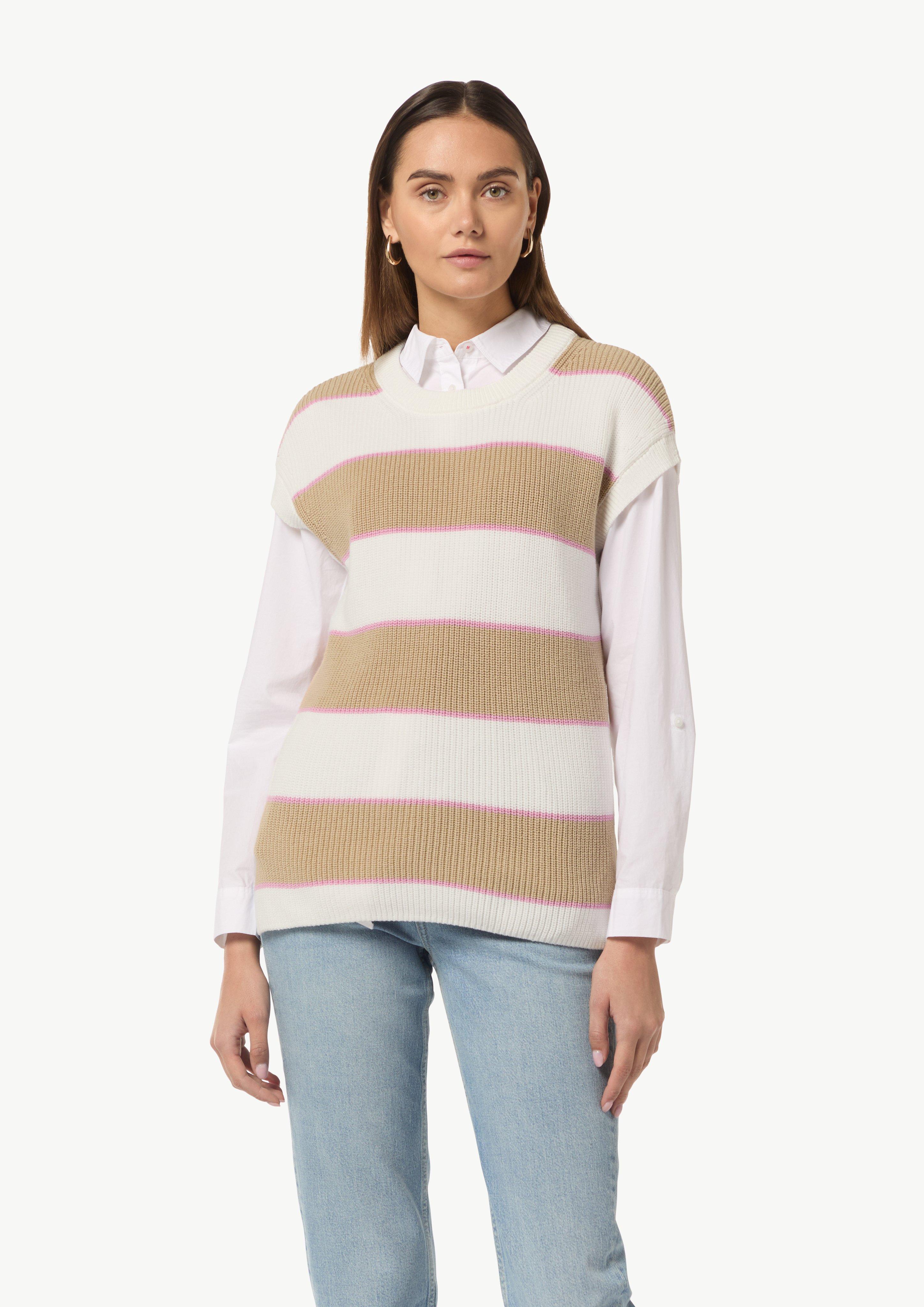 Strickpullunder mit Rippstruktur - sandstein | Comma