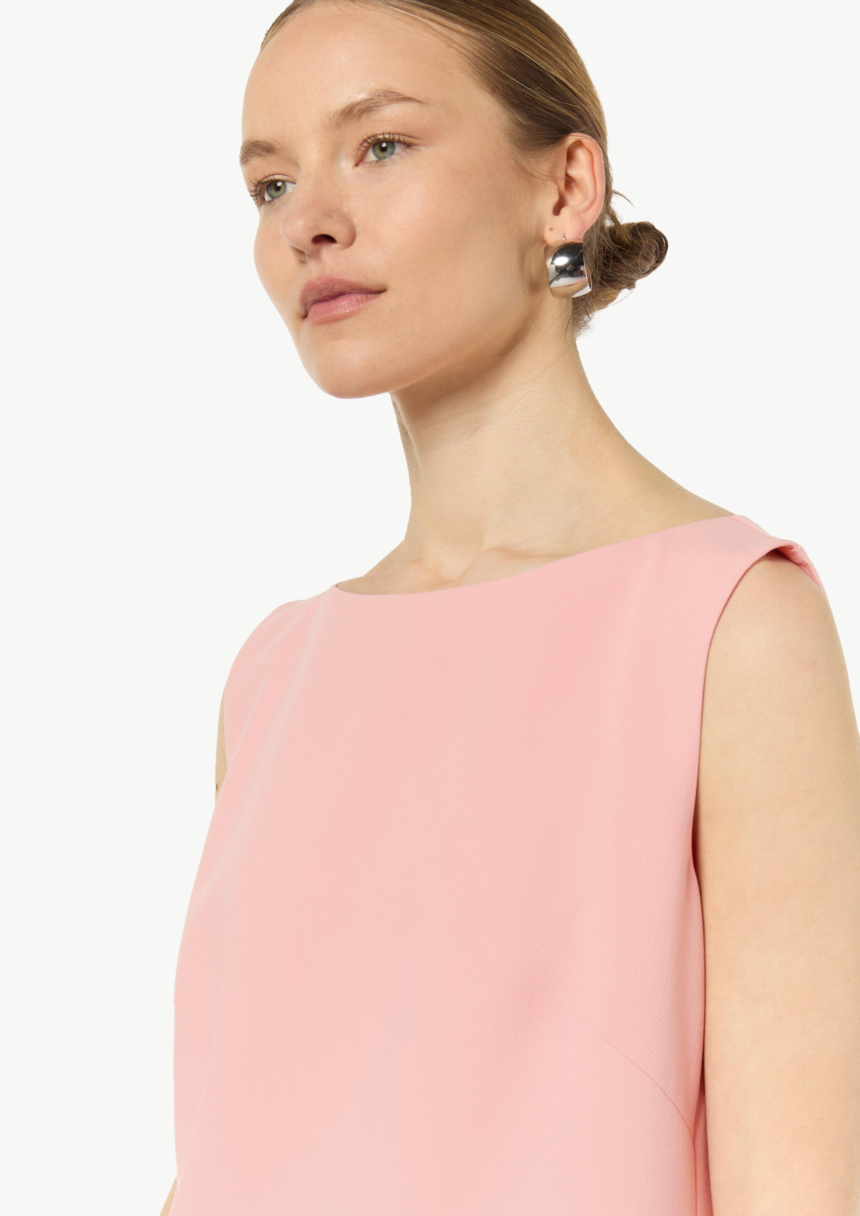 Sheath dress with herringbone texture - rose | Comma