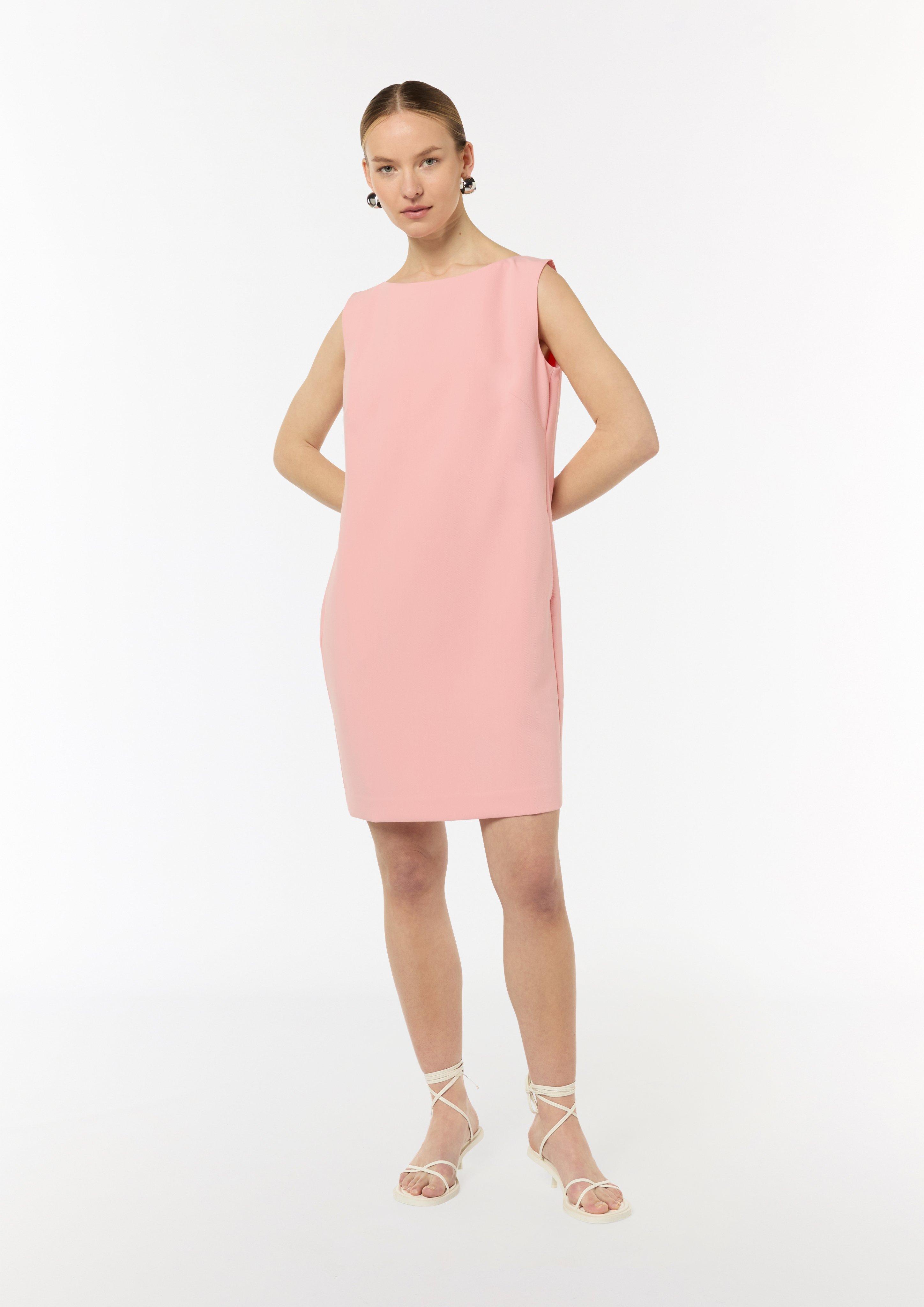 Sheath dress with herringbone texture - rose | Comma