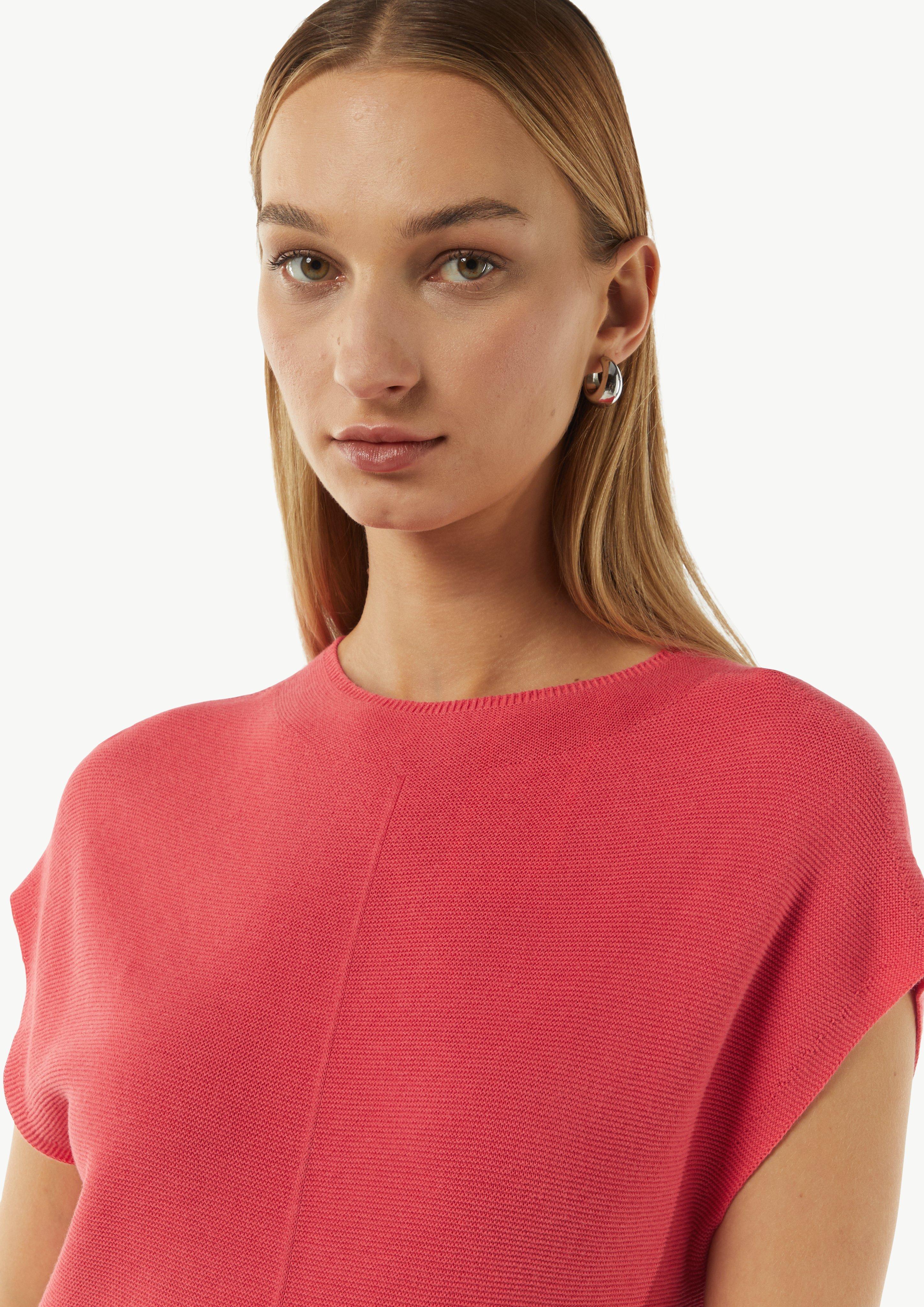 Fine knit sleeveless jumper - Red | SCAYLE