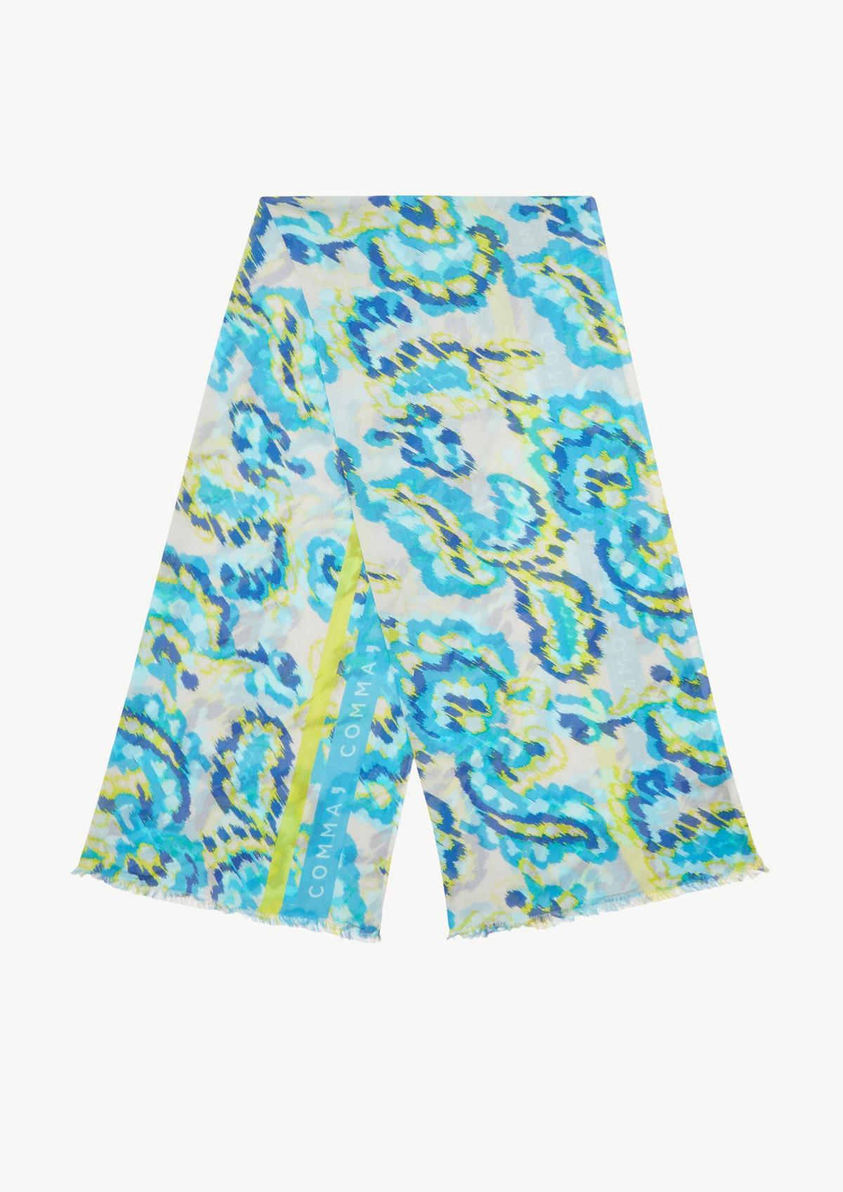 Scarf in a modal blend - pastel turquoise | Comma