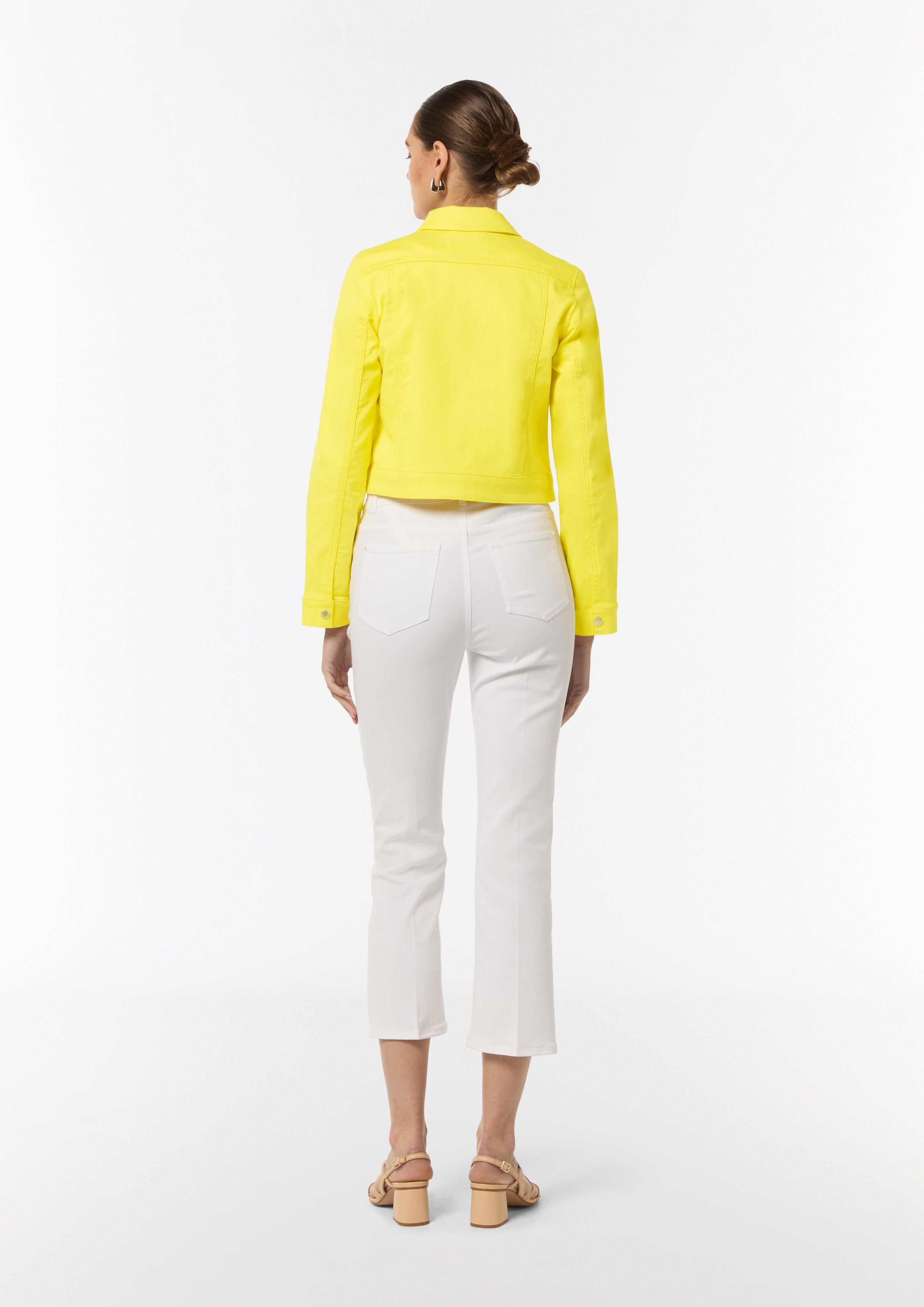 Denim jacket in a loose fit - yellow | Comma