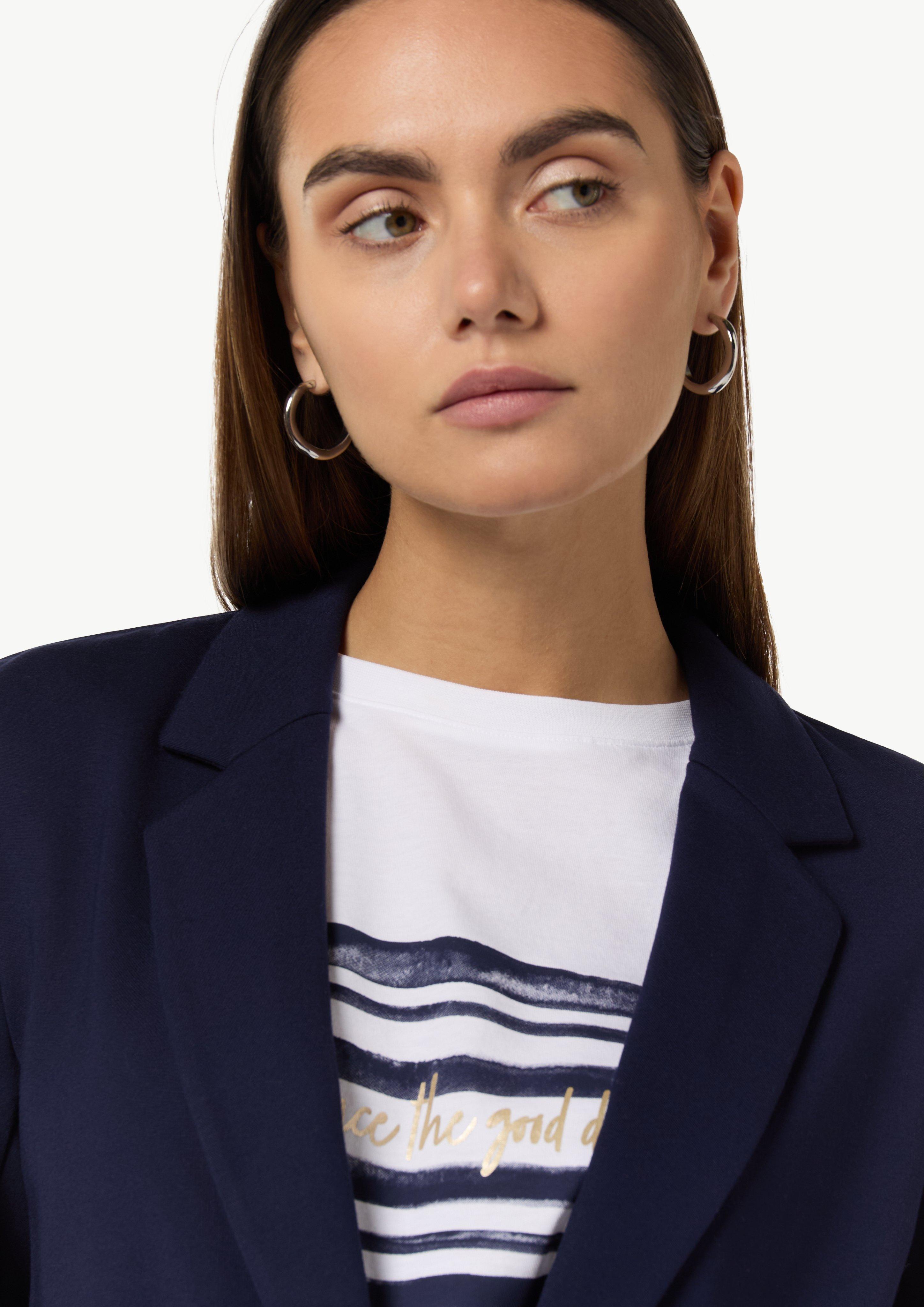 Jersey blazer - deep blue | Comma