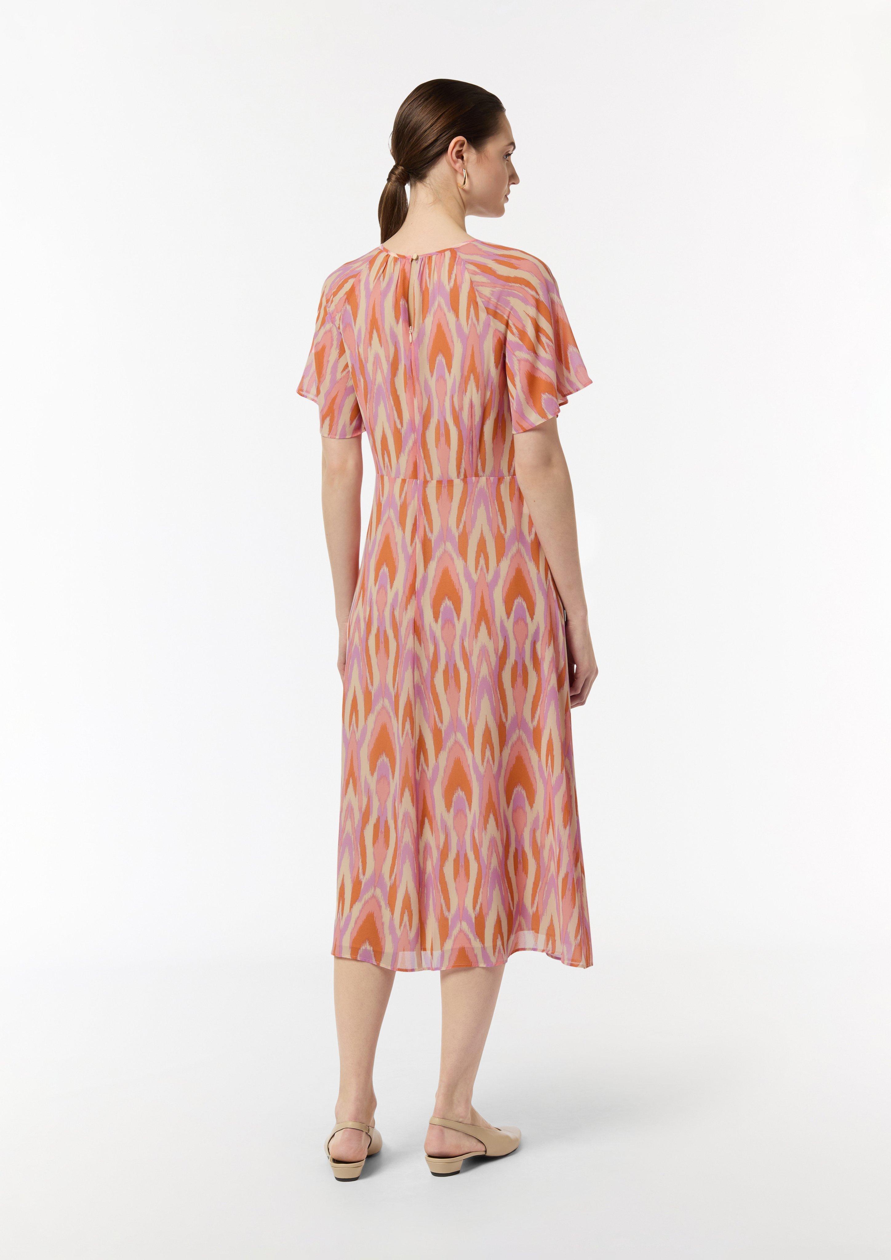 Chiffon maxi dress - white | Comma