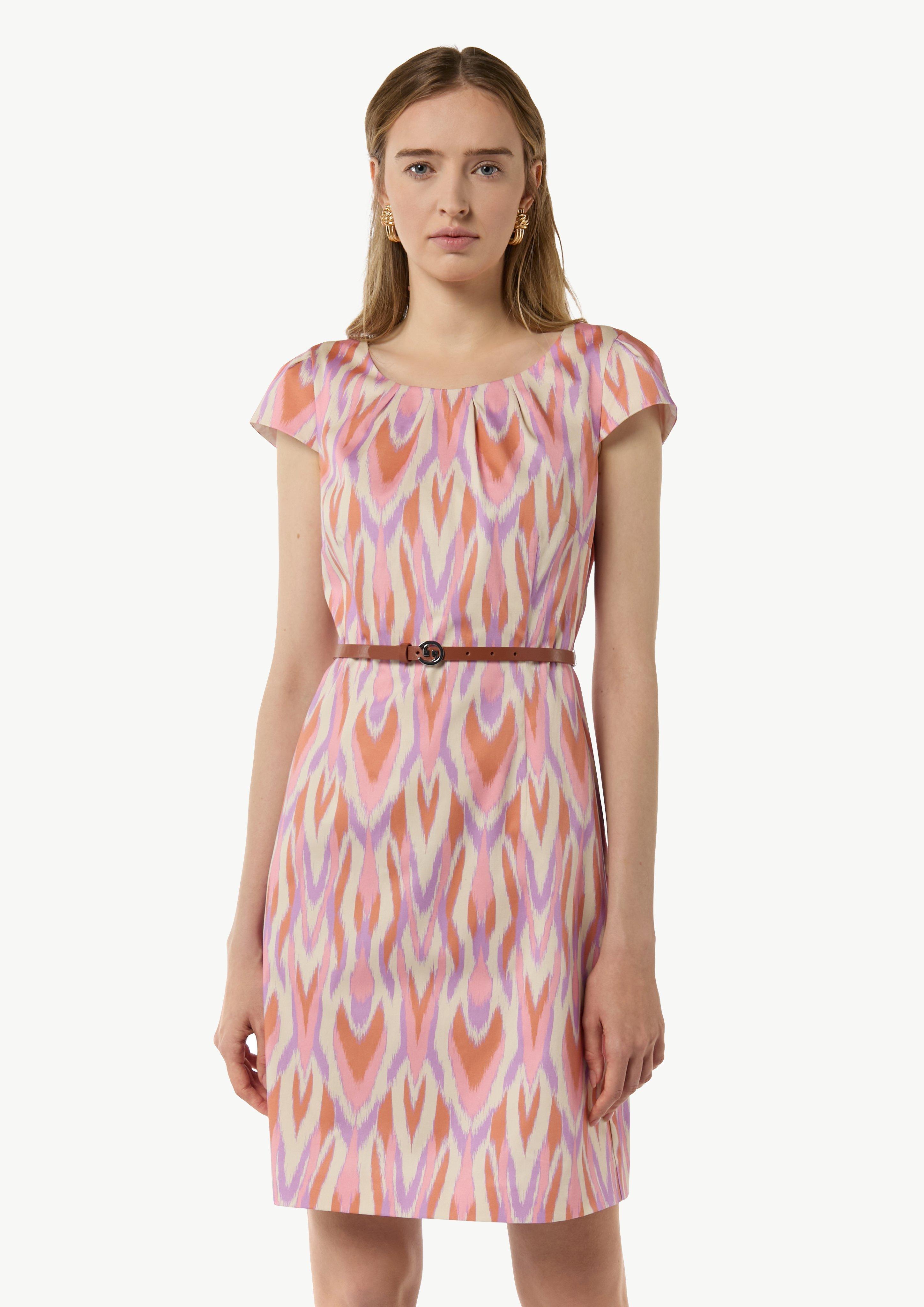 Sheath dress with all-over print - rose | Comma