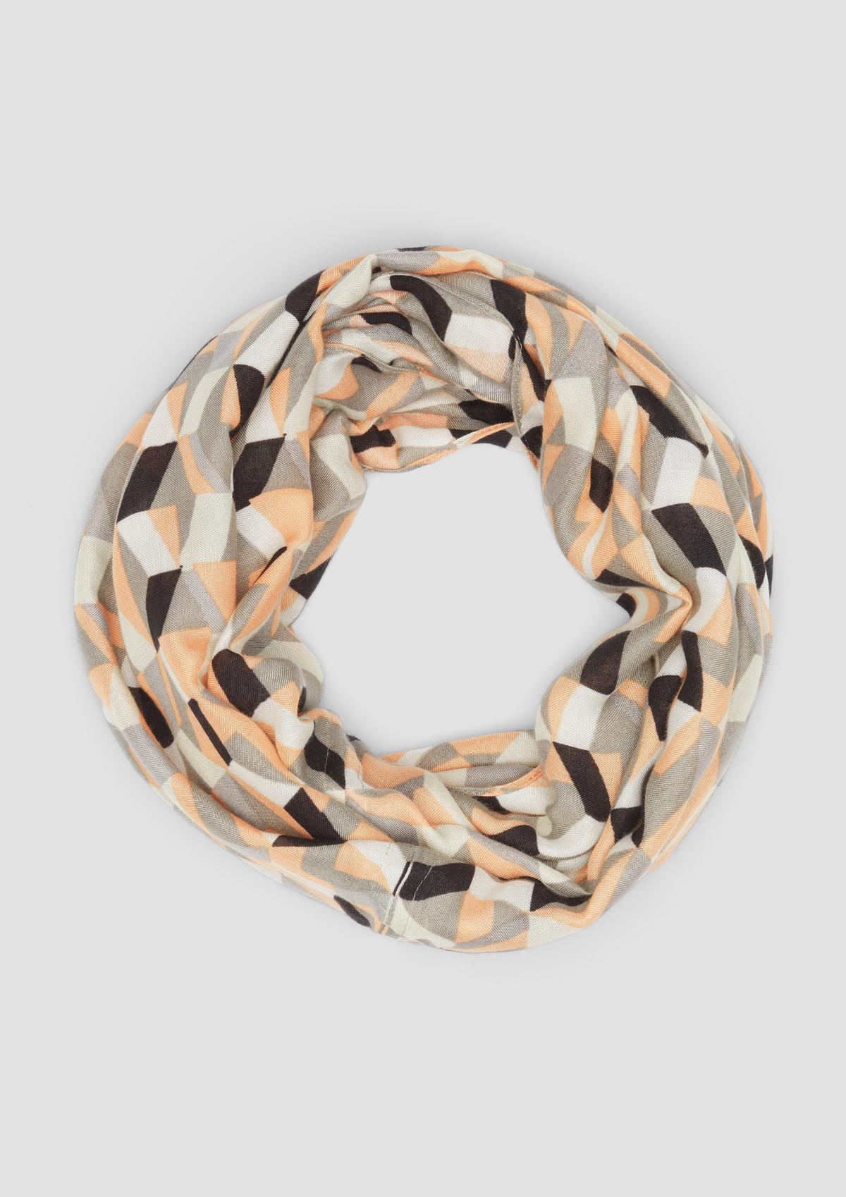Snood with an all-over graphic print - mango | s.Oliver