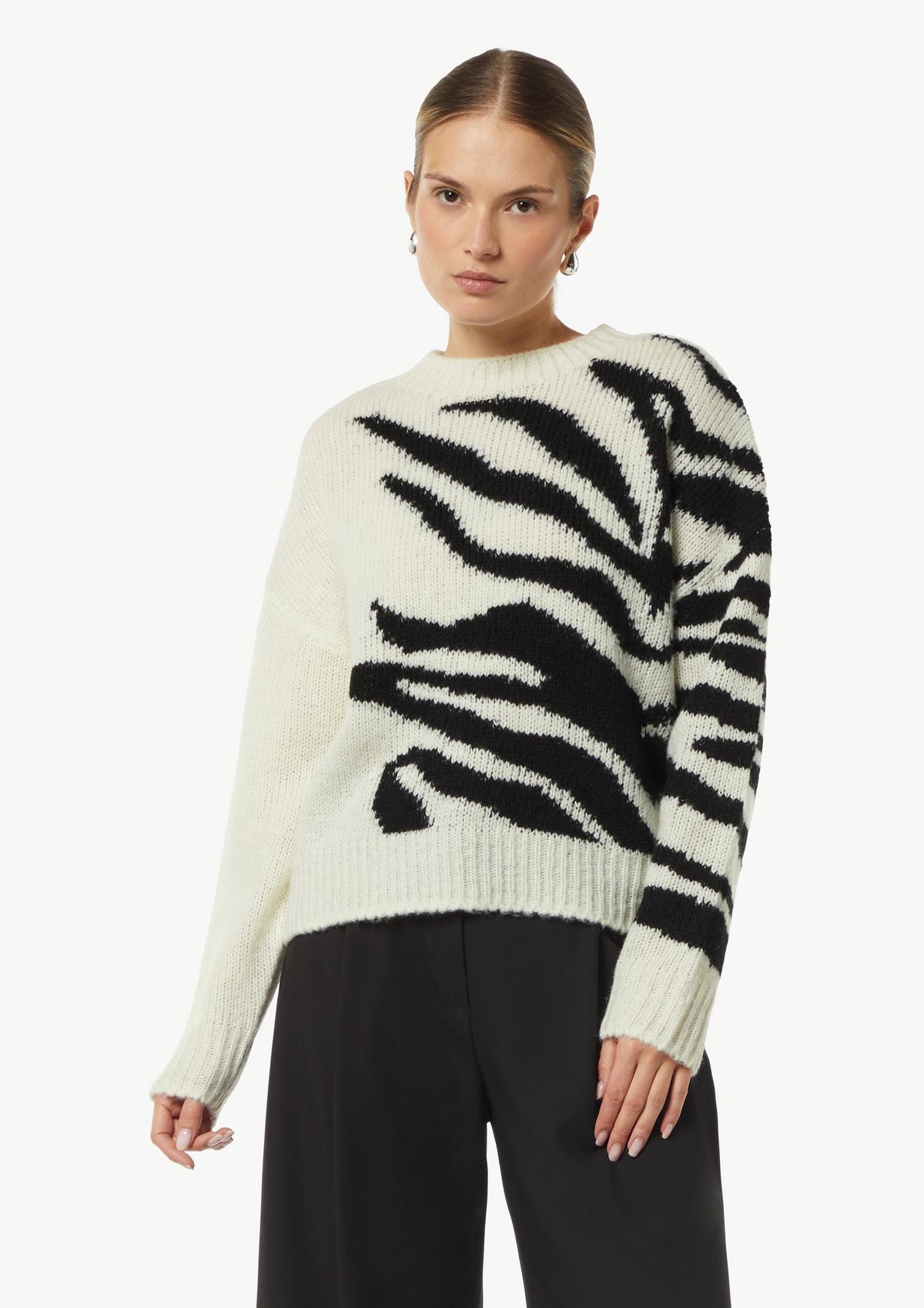 Knitted pullover - white | Comma
