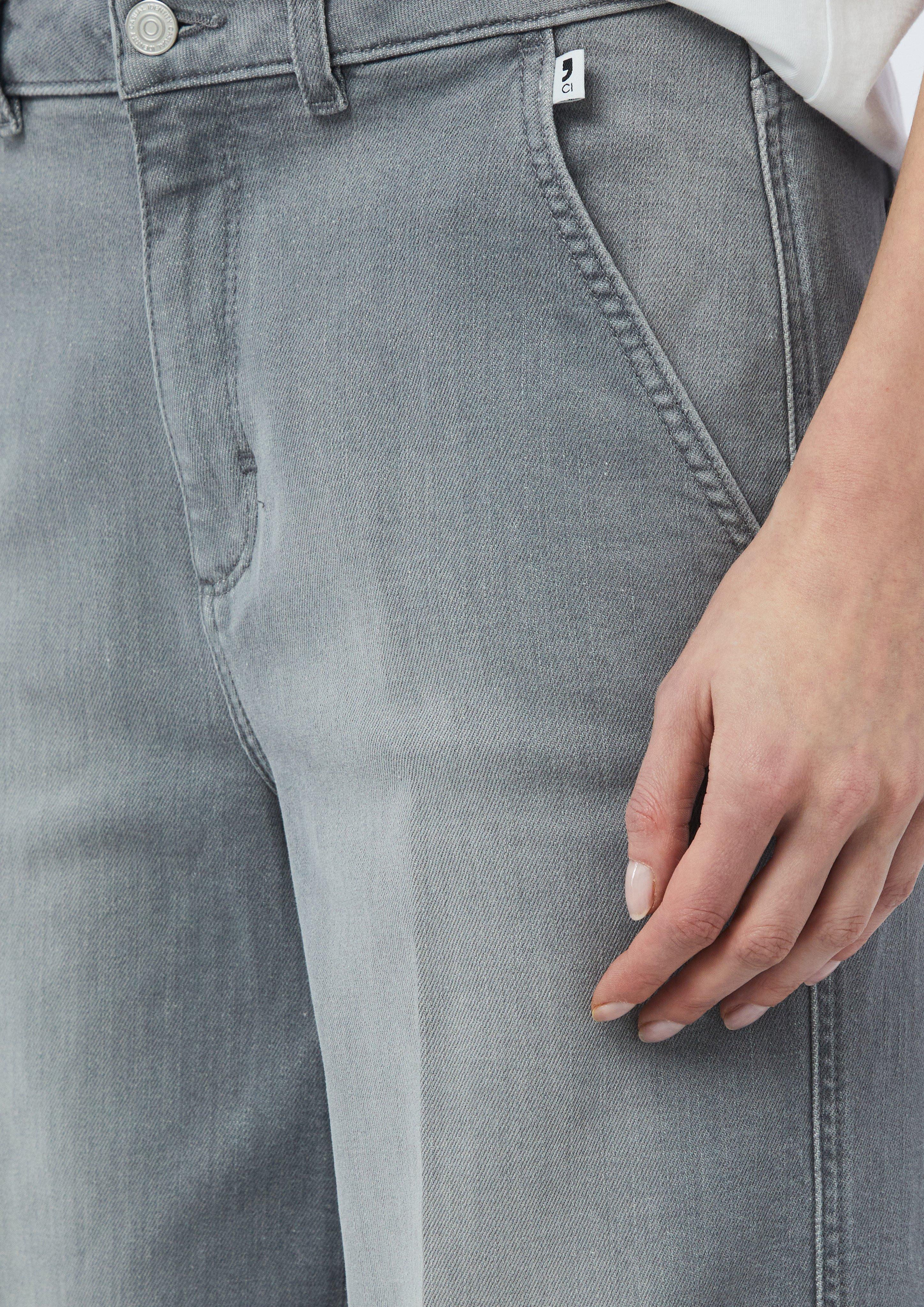 Casual wide-leg jeans in a loose fit - grey | Comma Casual wide-leg jeans in a loose fit - grey | Comma