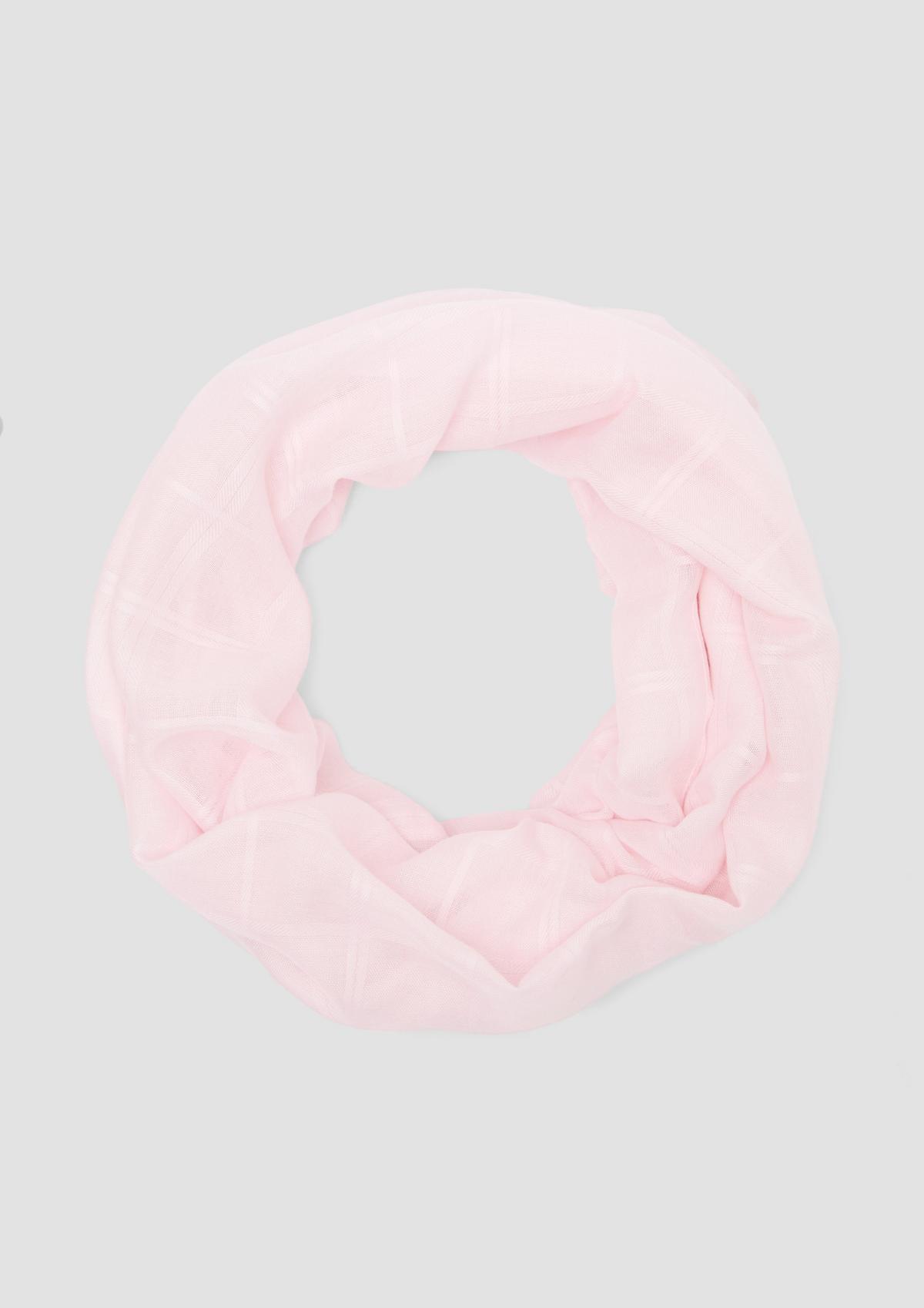 Plain-coloured snood - soft rose | s.Oliver